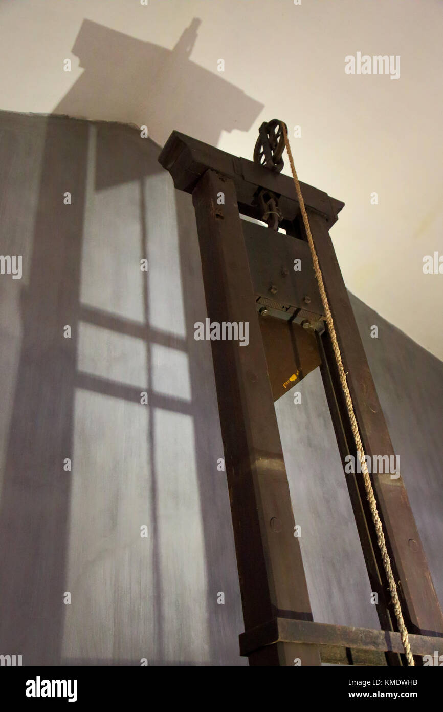 guillotine in hao lo prison sometimes called the hanoi hilton hanoi ...