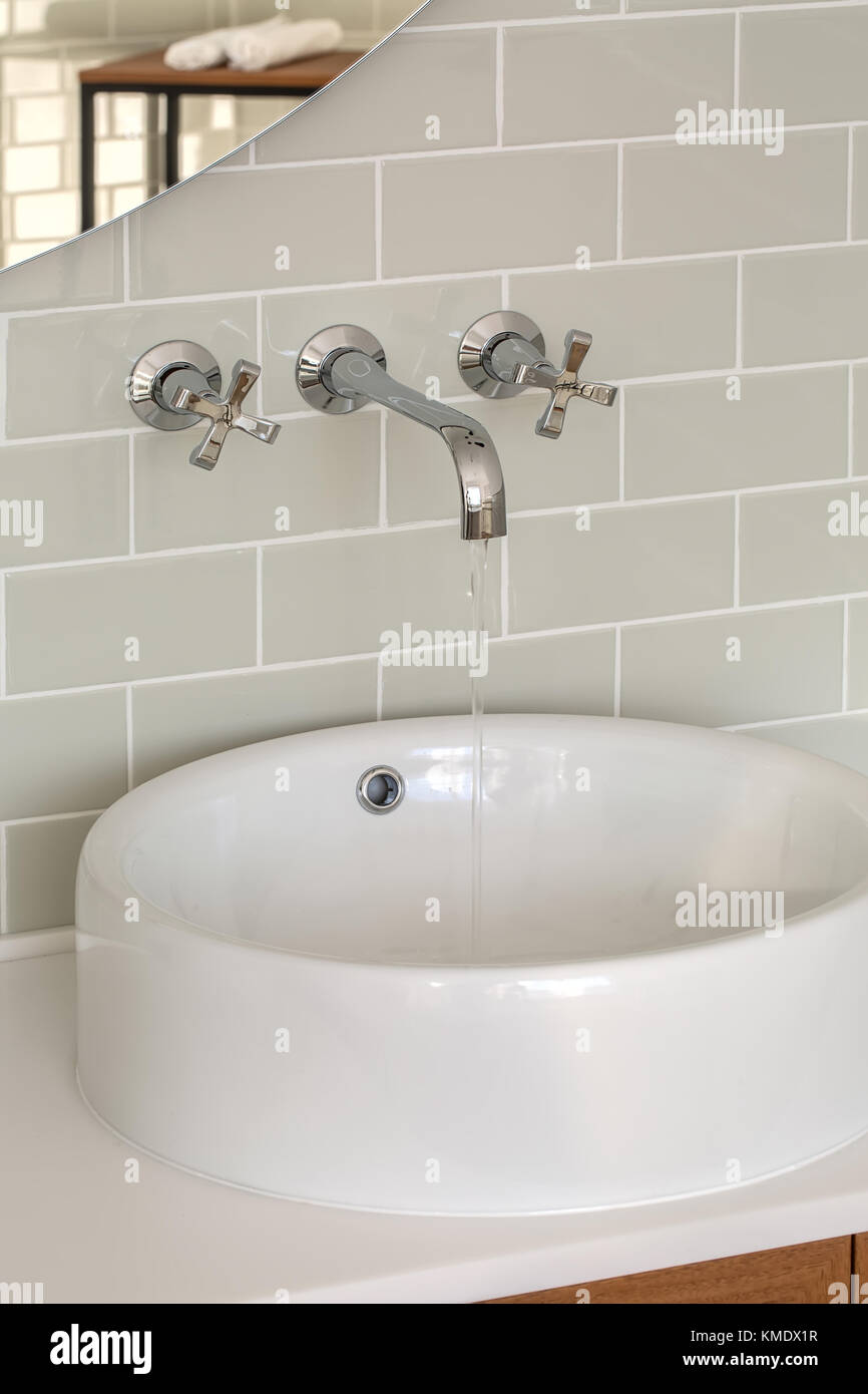 Washroom in modern style Stock Photo - Alamy