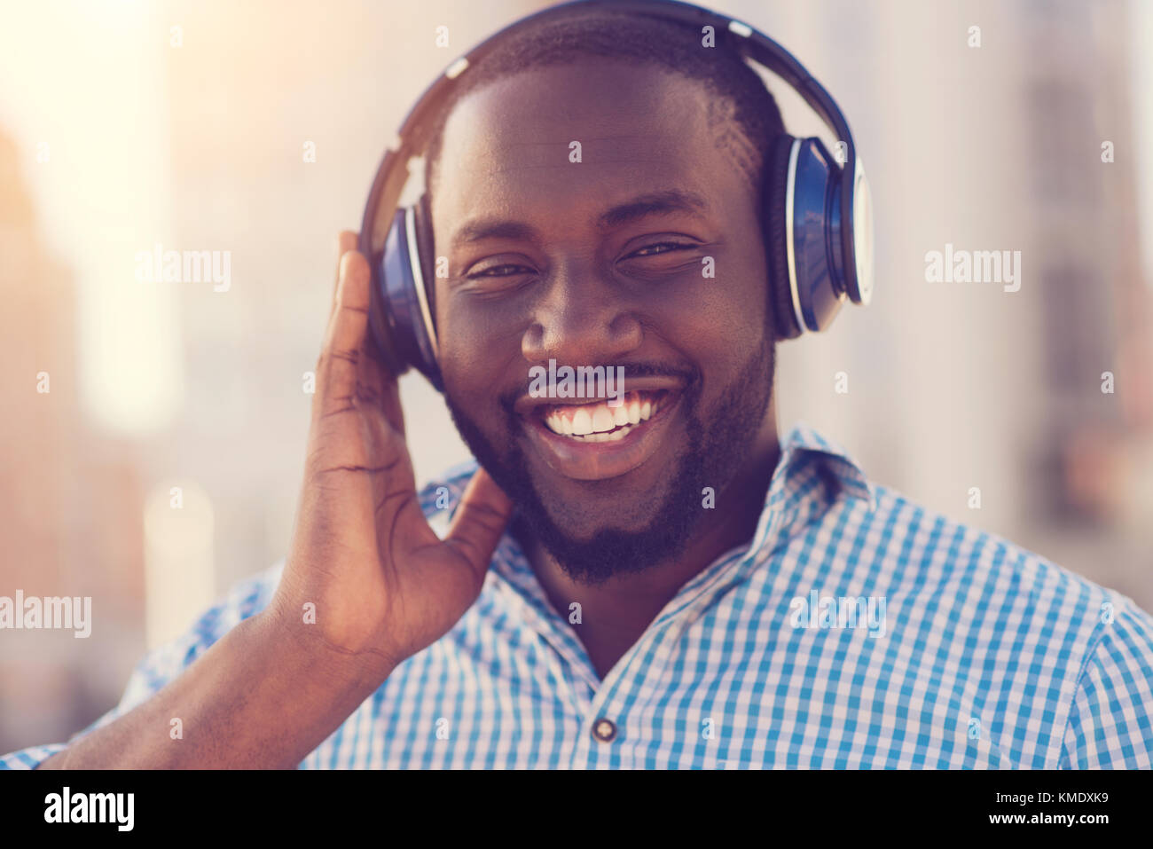 Portrait of a handsome happy man Stock Photo - Alamy
