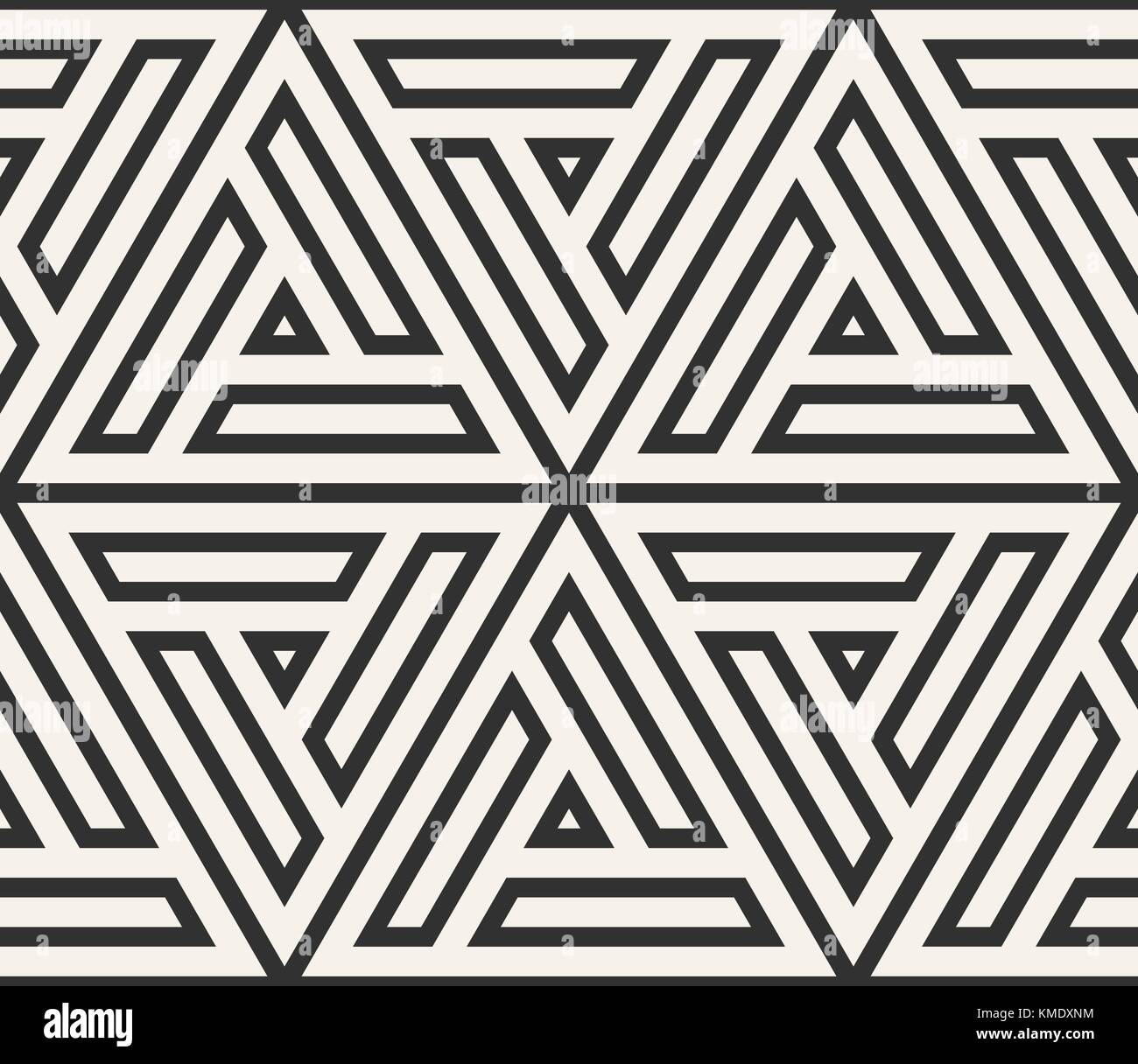 Vector seamless lines pattern. Modern stylish triangle shapes texture ...