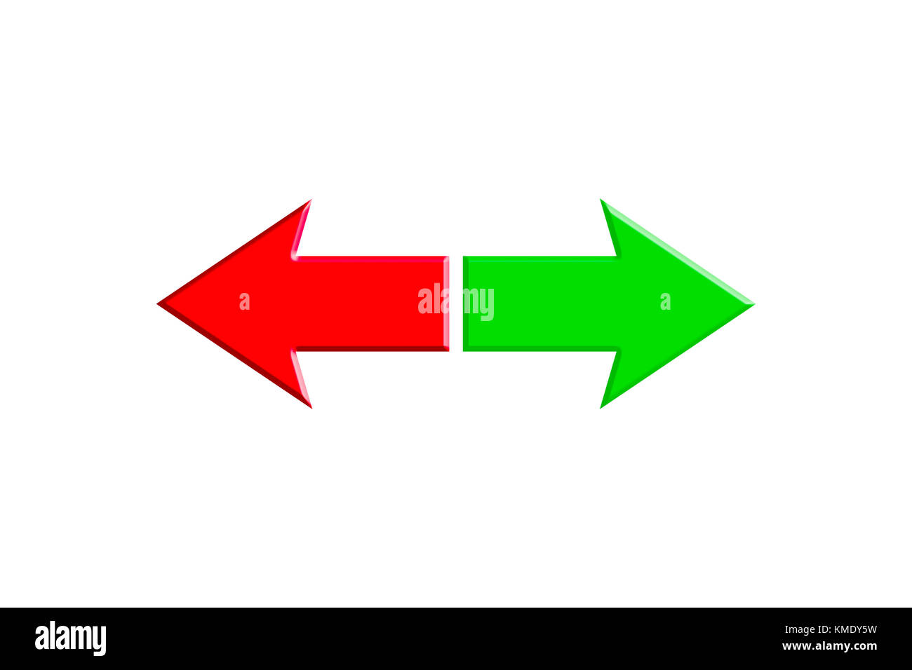 Arrow pointing left hi-res stock photography and images - Alamy