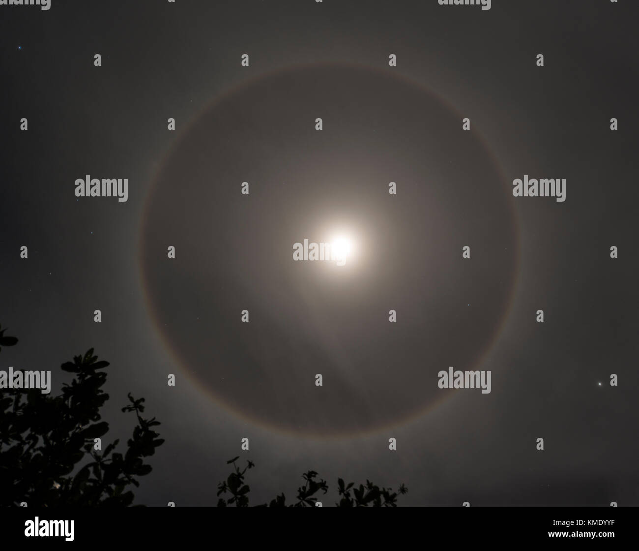 Ring Around The Moon High Resolution Stock Photography and Images - Alamy