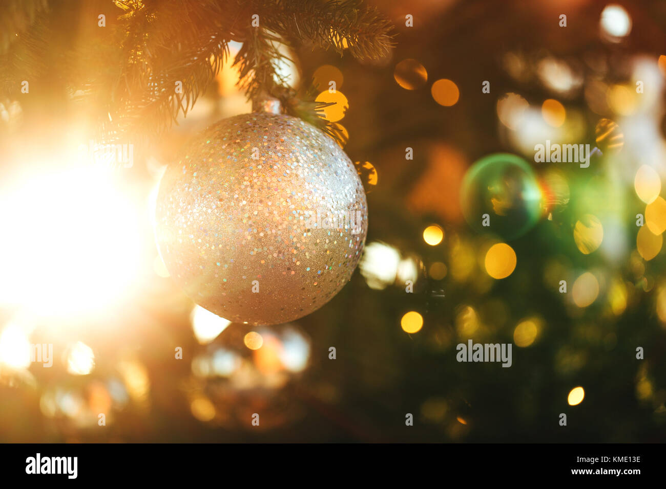 Christmas beautiful balls Stock Photo - Alamy