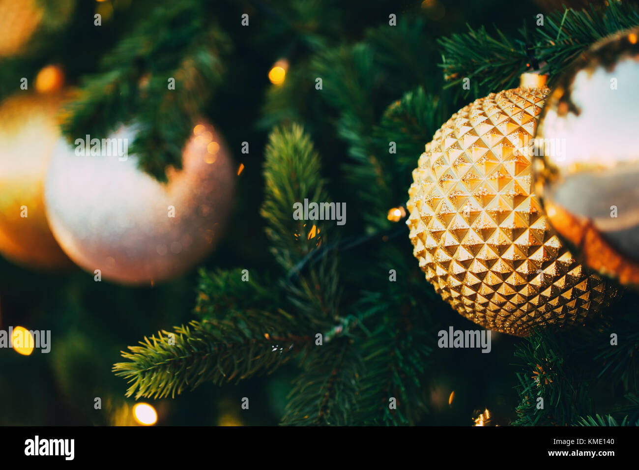 Christmas beautiful balls Stock Photo - Alamy
