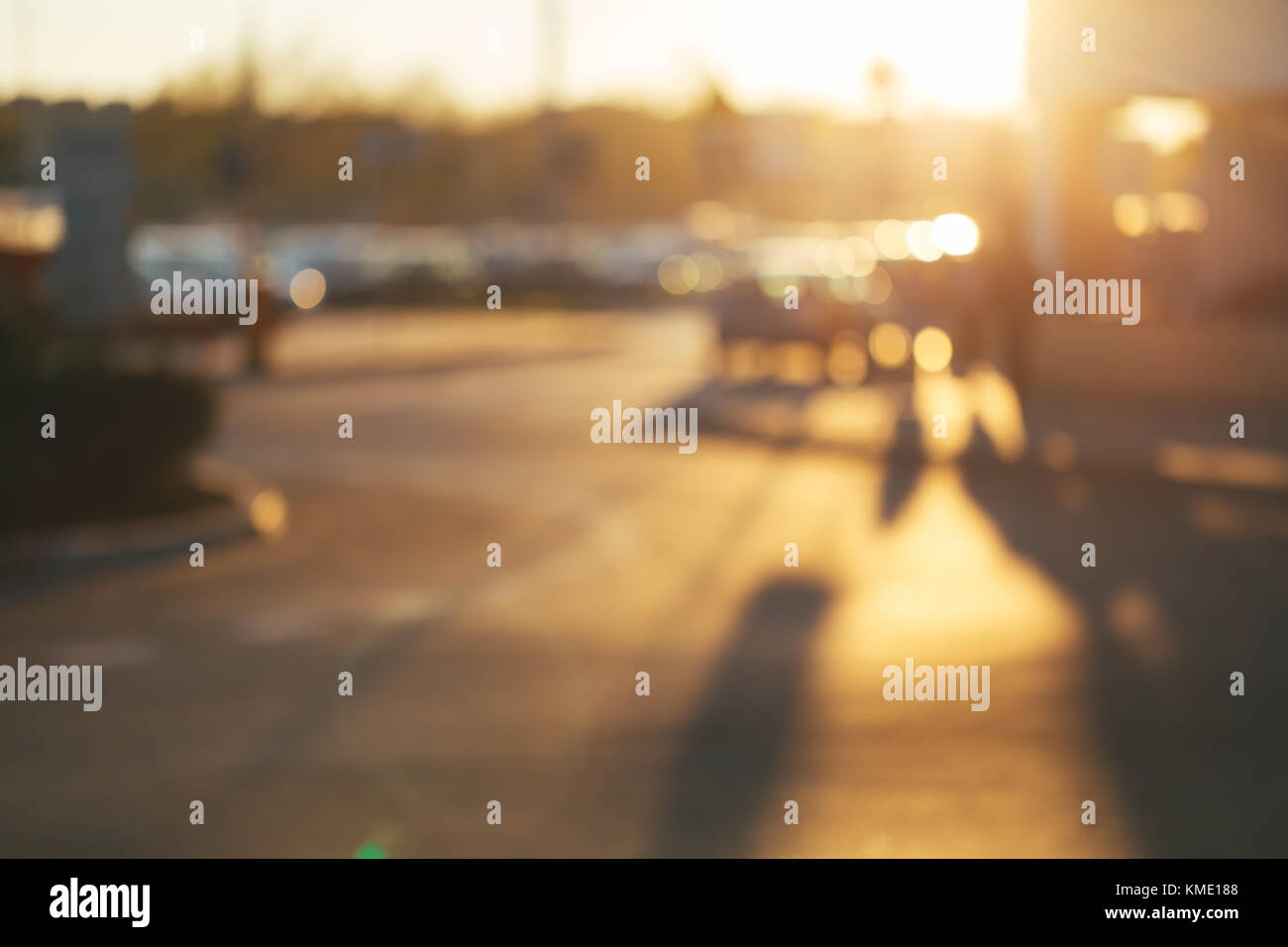 Blurred street background Stock Photo - Alamy