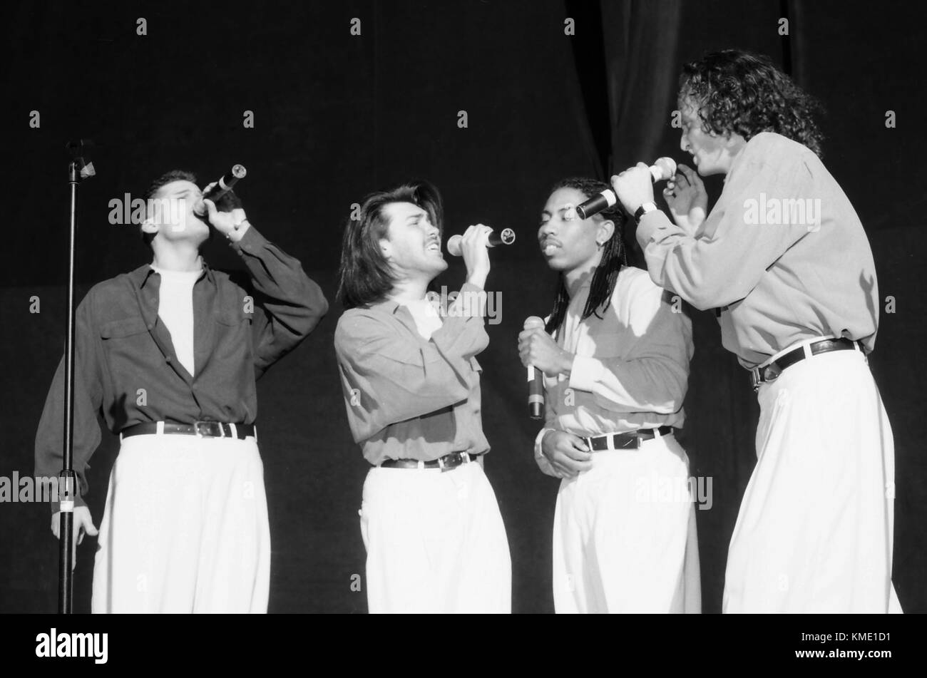 MOUNTAIN VIEW, CA - AUGUST 1: Color Me Badd at KMEL Summer Jam 1991 in ...