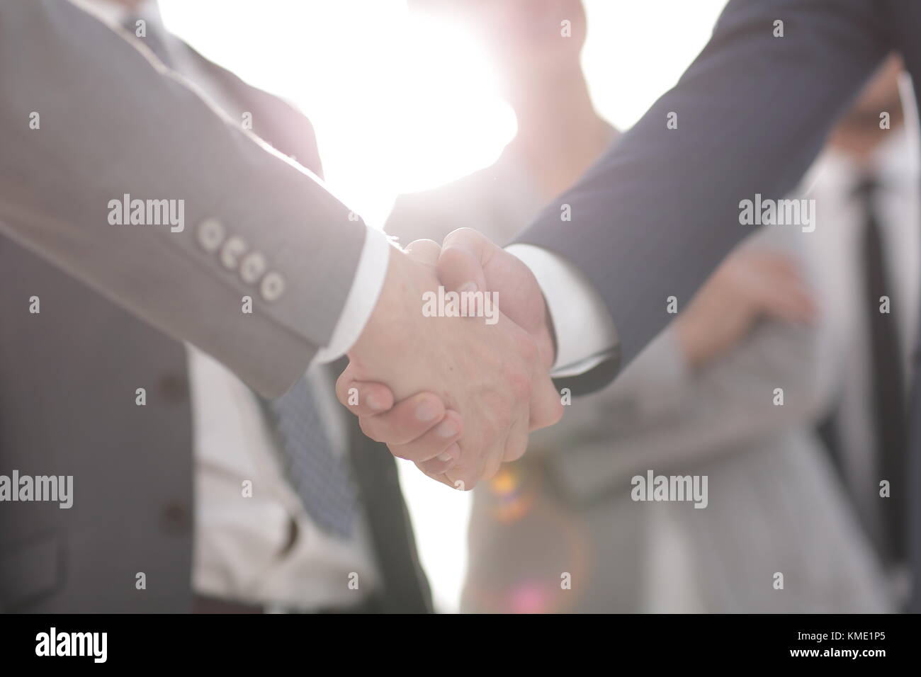 background image of handshake of business people Stock Photo - Alamy