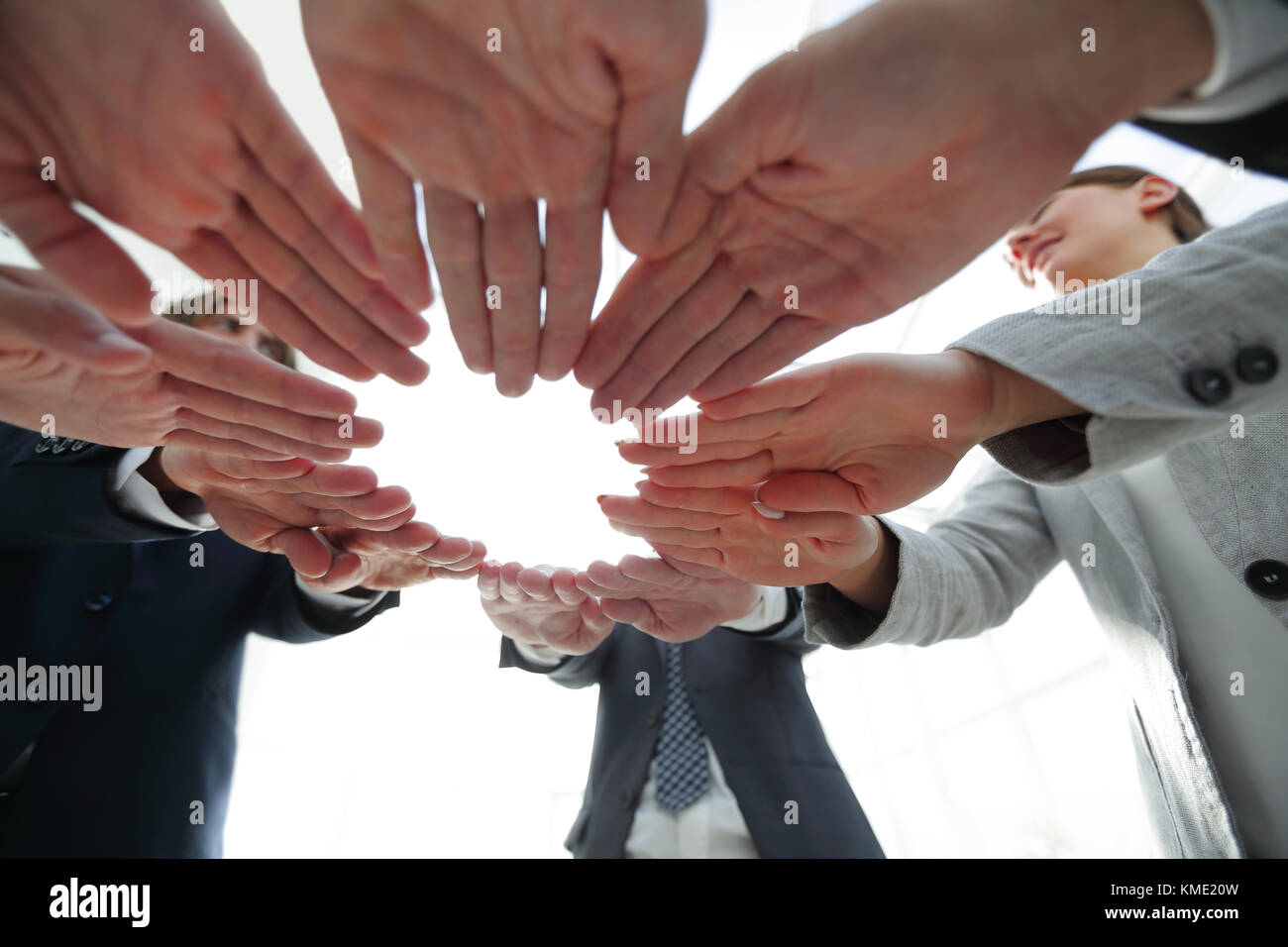 concept of teamwork and unity Stock Photo - Alamy