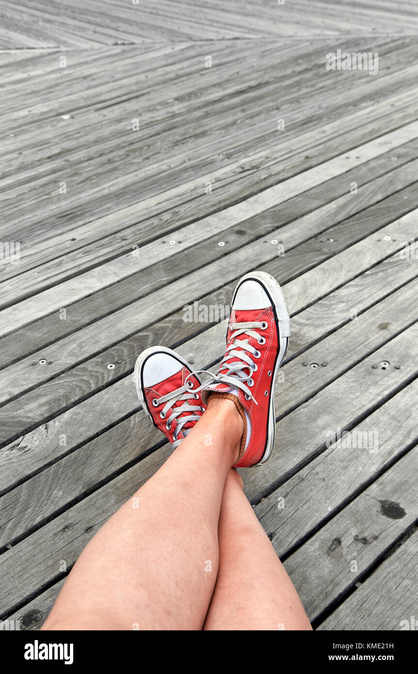 Woman legs summer walk hi-res stock photography and images - Alamy