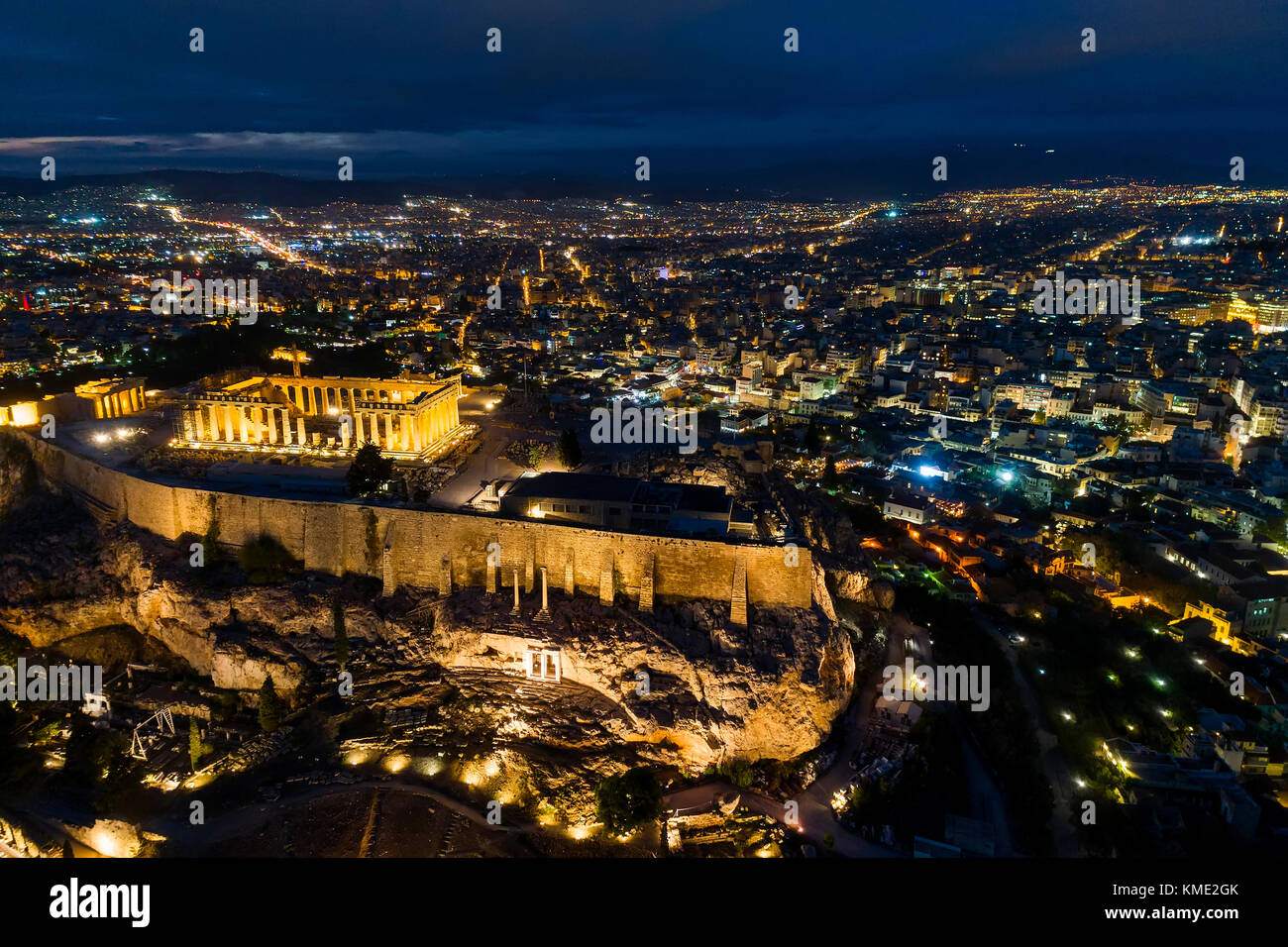 Parthenon aerial view hi-res stock photography and images - Alamy