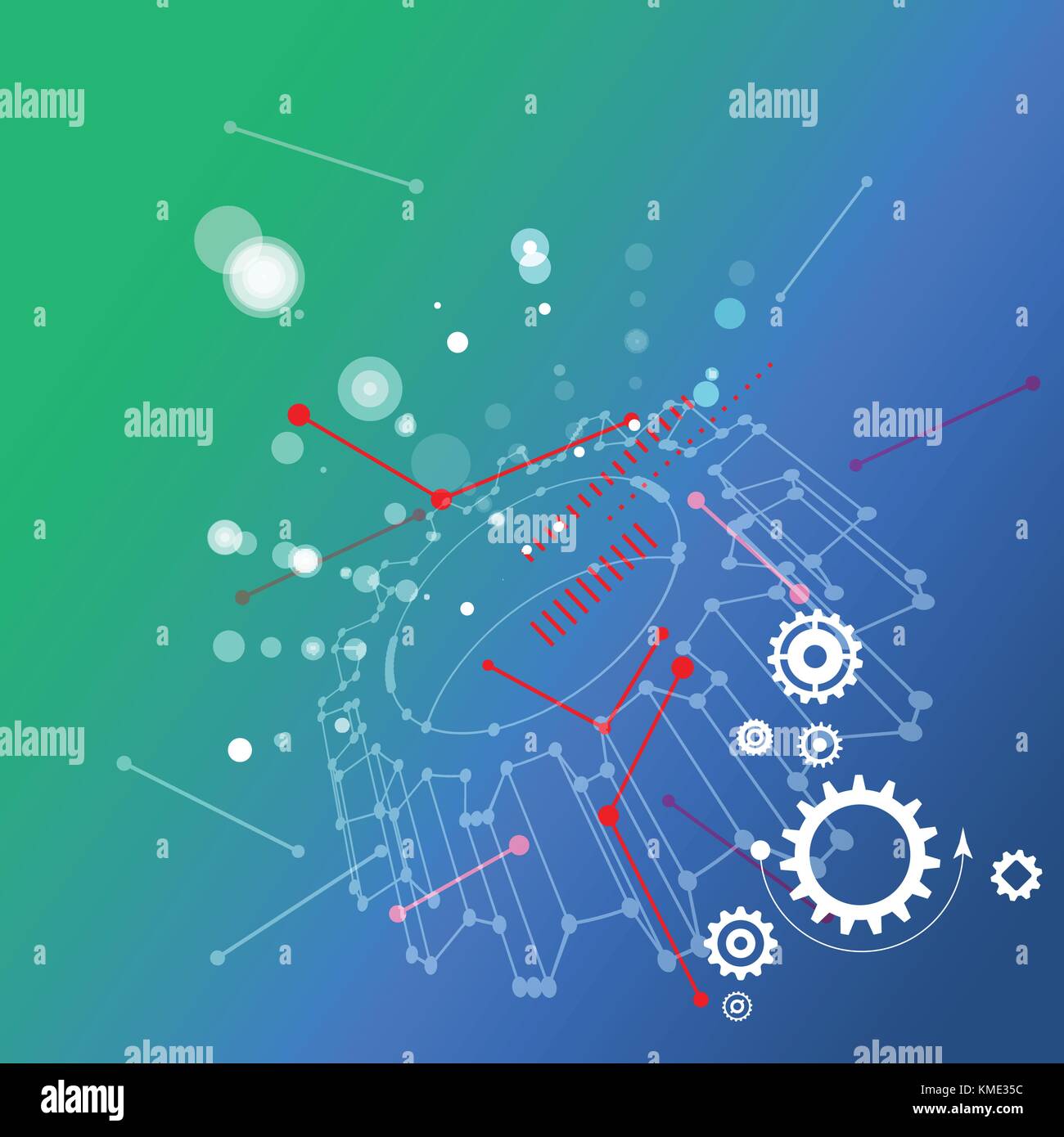 Abstract Technology Background - Illustration as EPS 10 File Stock ...