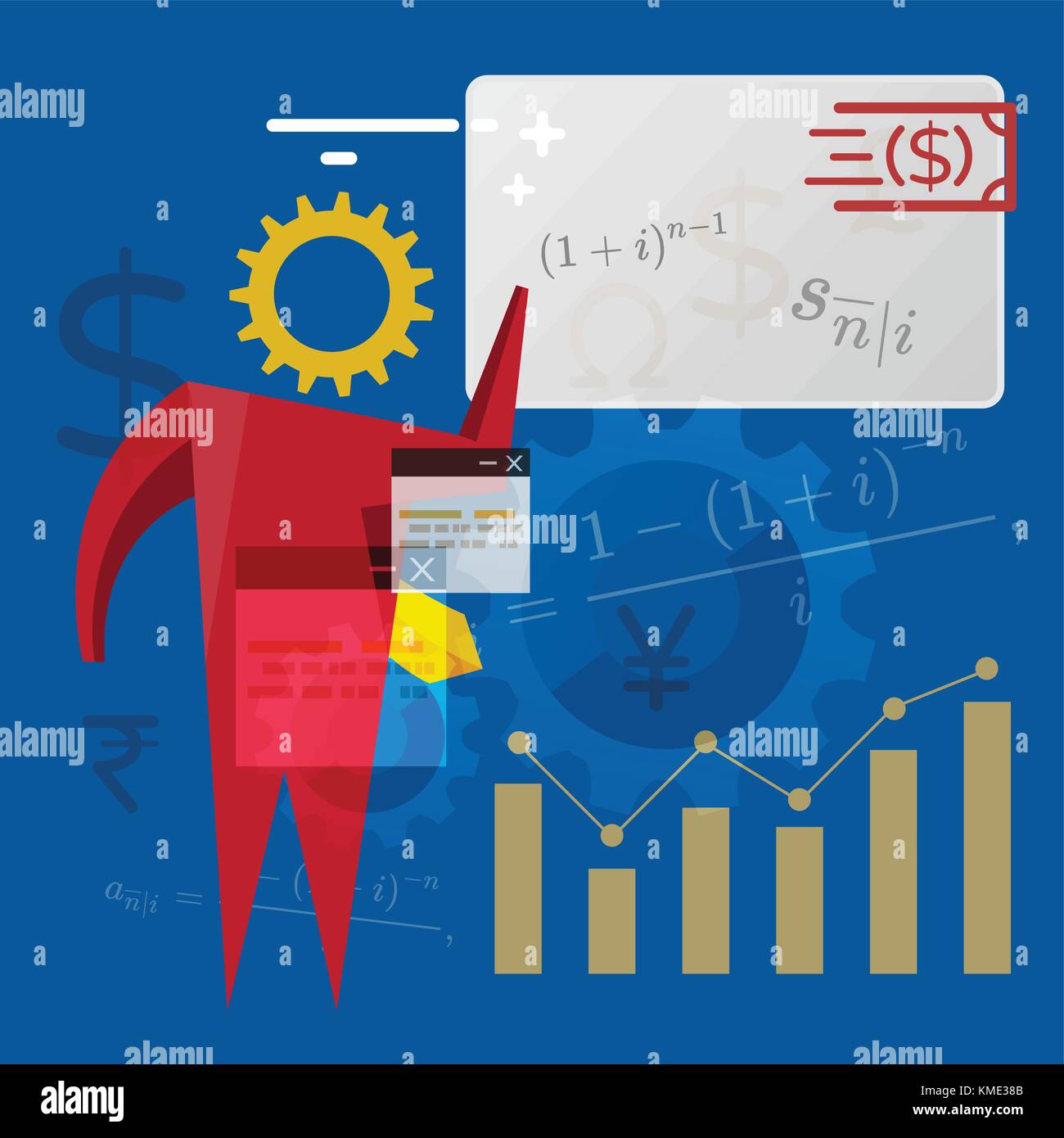 Financial advice vector vectors hi-res stock photography and images - Alamy
