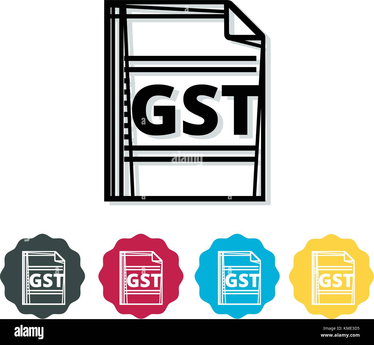 Gst Stock Vector Images - Alamy