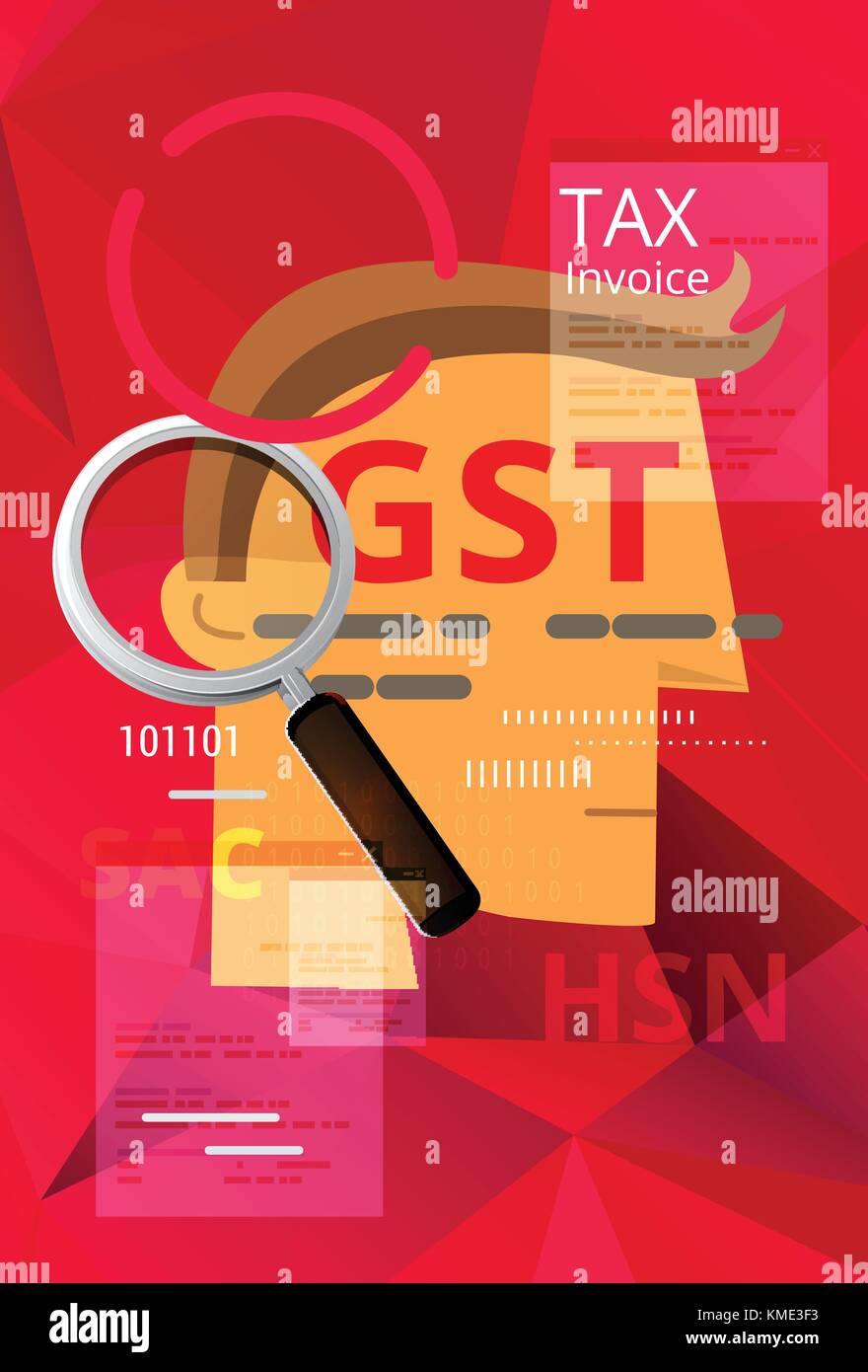 Government Tax - GST Compliance - Illustration as EPS 10 File Stock ...