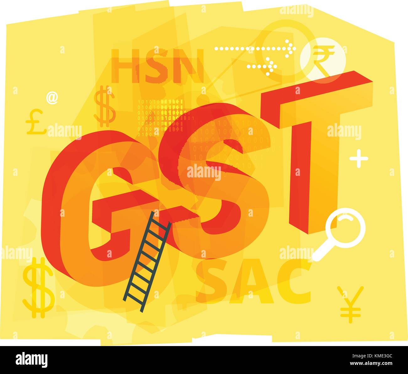 Government Tax - GST Compliance - Illustration as EPS 10 File Stock ...