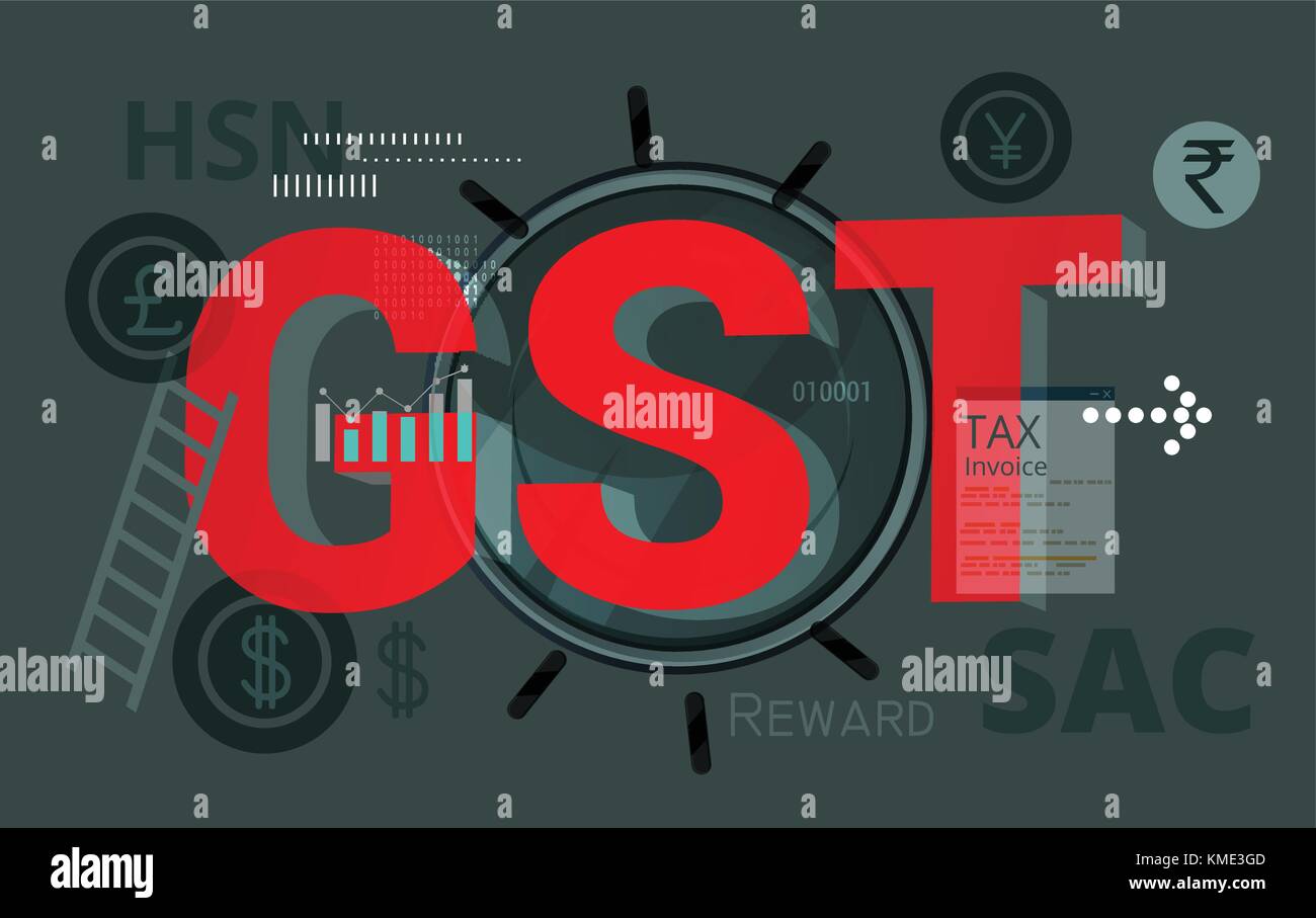 Government Tax - GST Compliance - Illustration as EPS 10 File Stock ...