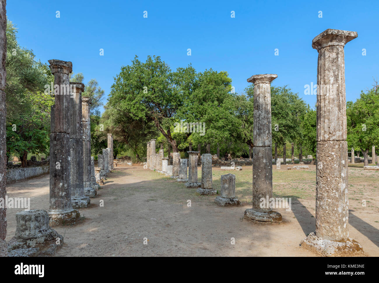 The Palaestra at Olympia, Pelopponese, Greece Stock Photo - Alamy