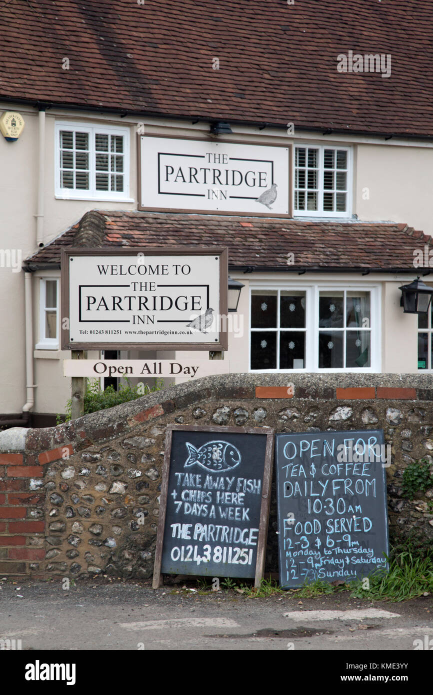 Partridge Inn, Singleton, Chichester, UK Stock Photo - Alamy