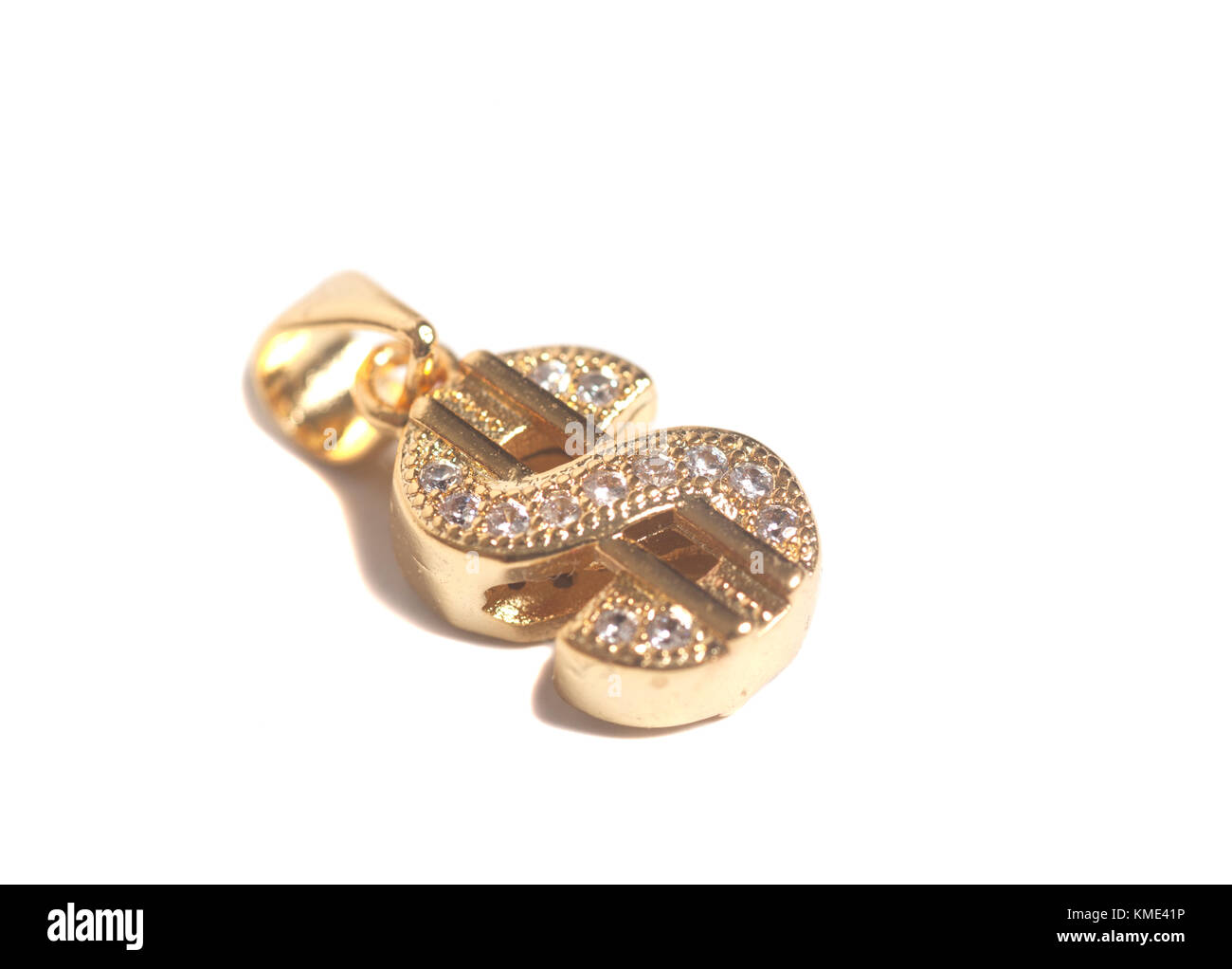 Gold dollar sign chain hi-res stock photography and images - Alamy