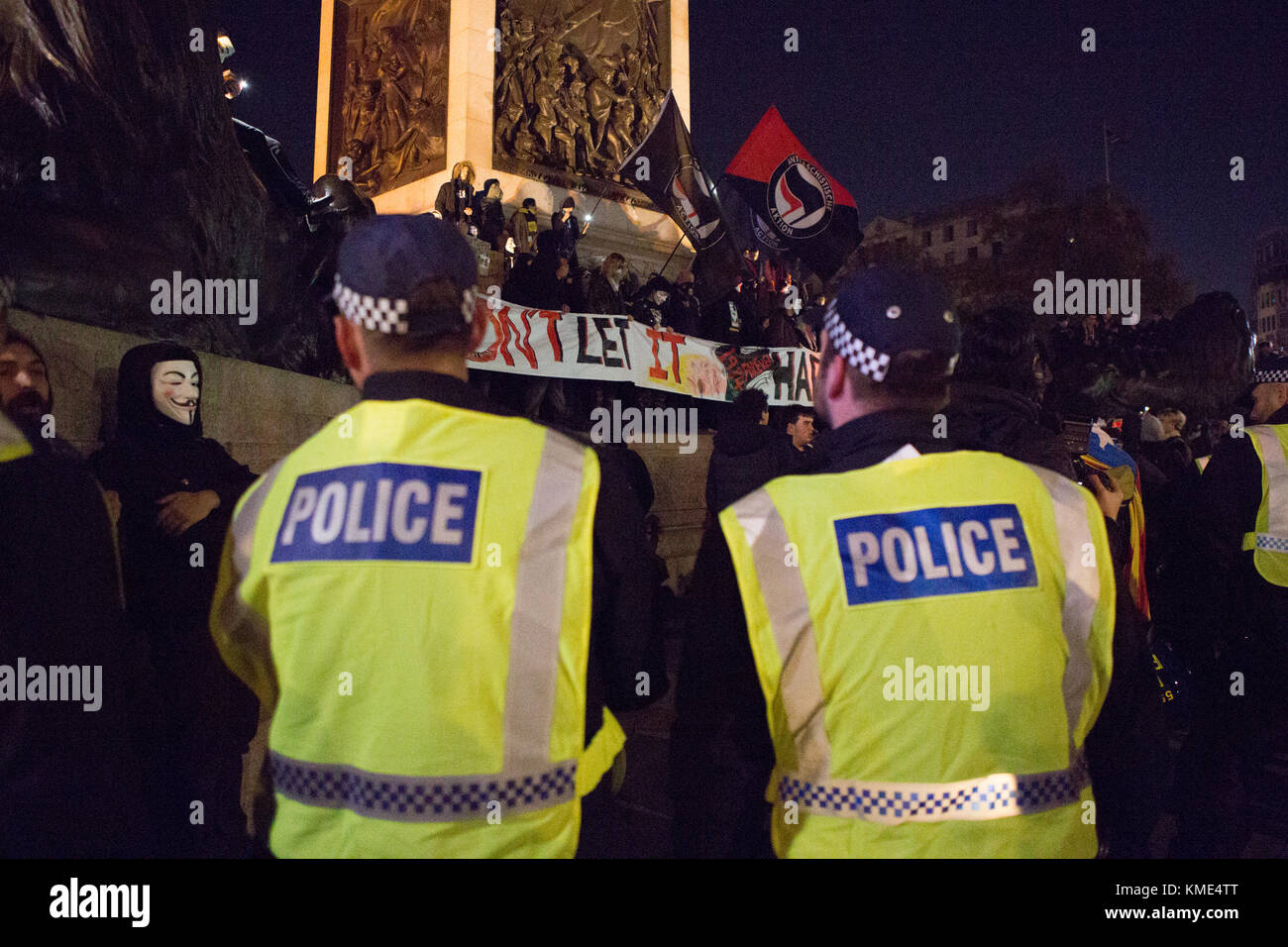 2017 Million Mask March by the Anonymous UK collective in London ...