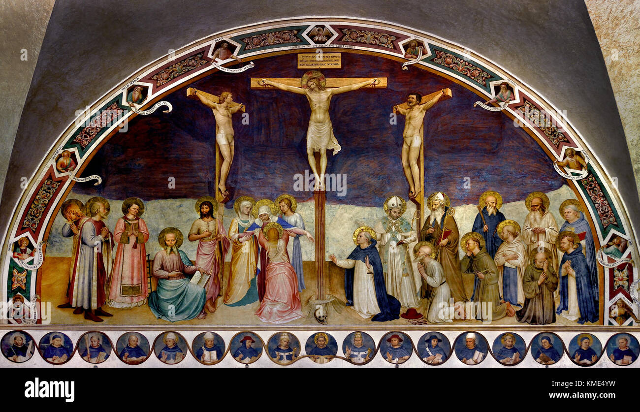 Crucifixion with Saints, Fra Beato Angelico, 1441-1442, Pedro Juan (circa 1395–1455) Chapter ...