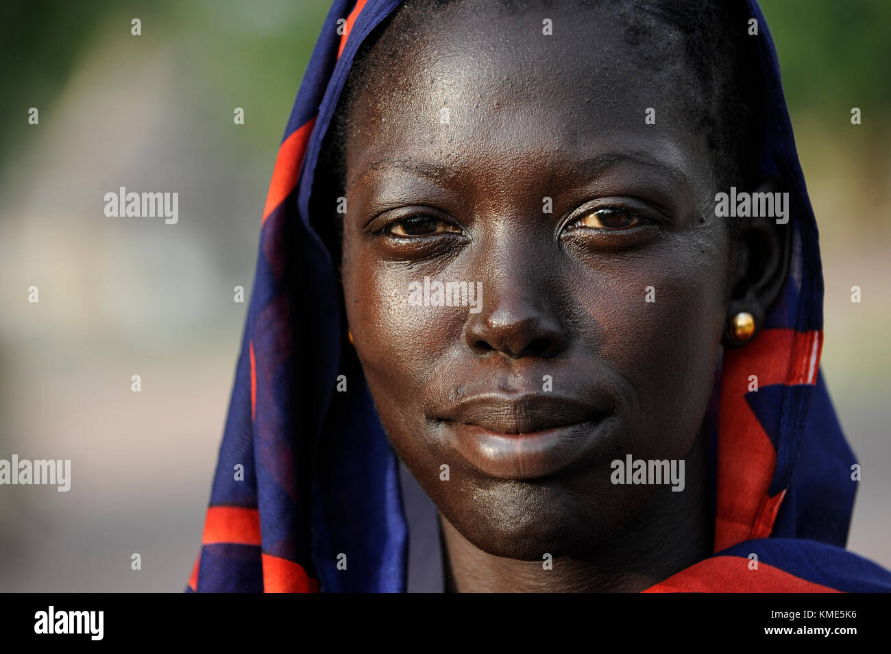 Dark African Dinka Women