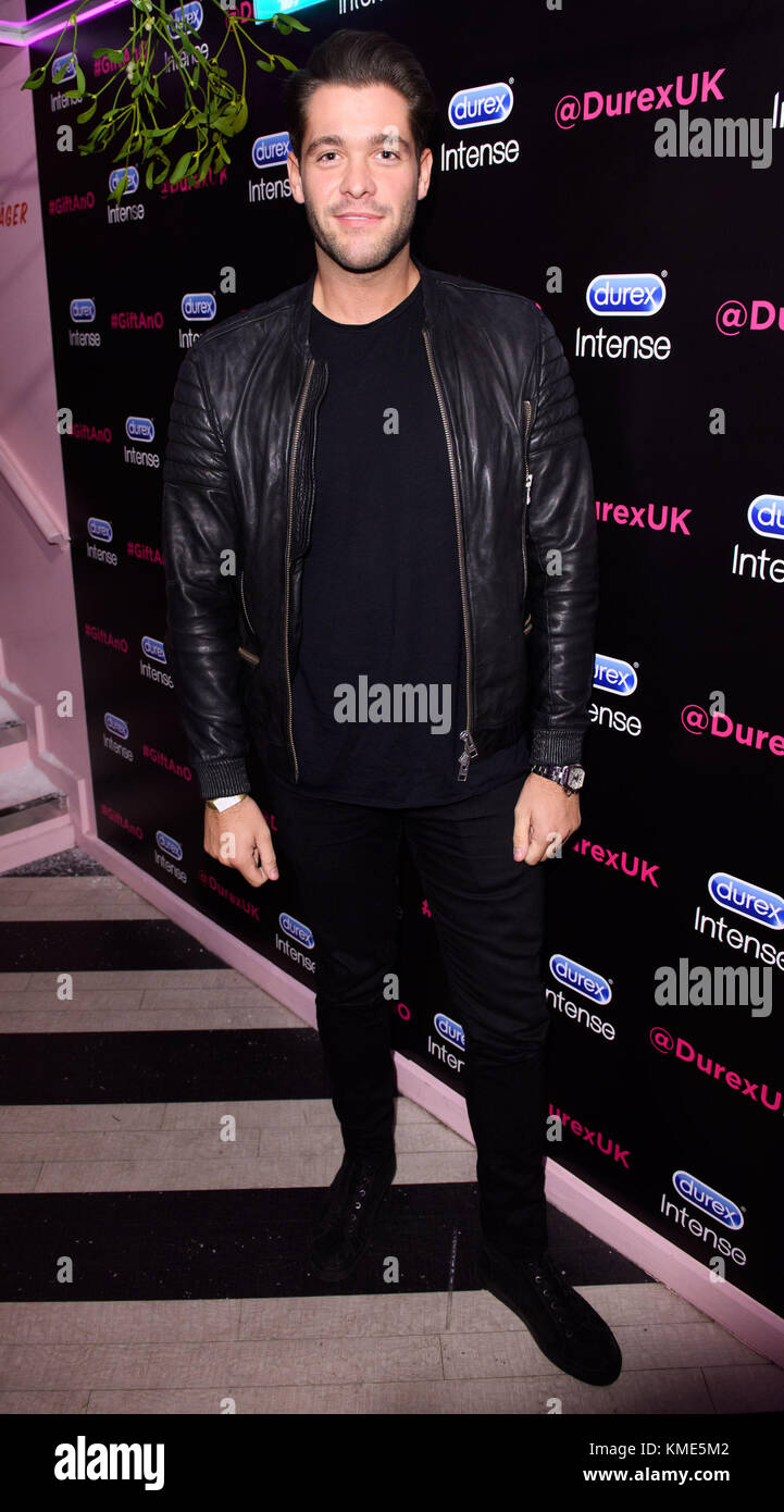 EDITORIAL USE ONLY Johnny Mitchell arrives at an adult themed Christmas ...