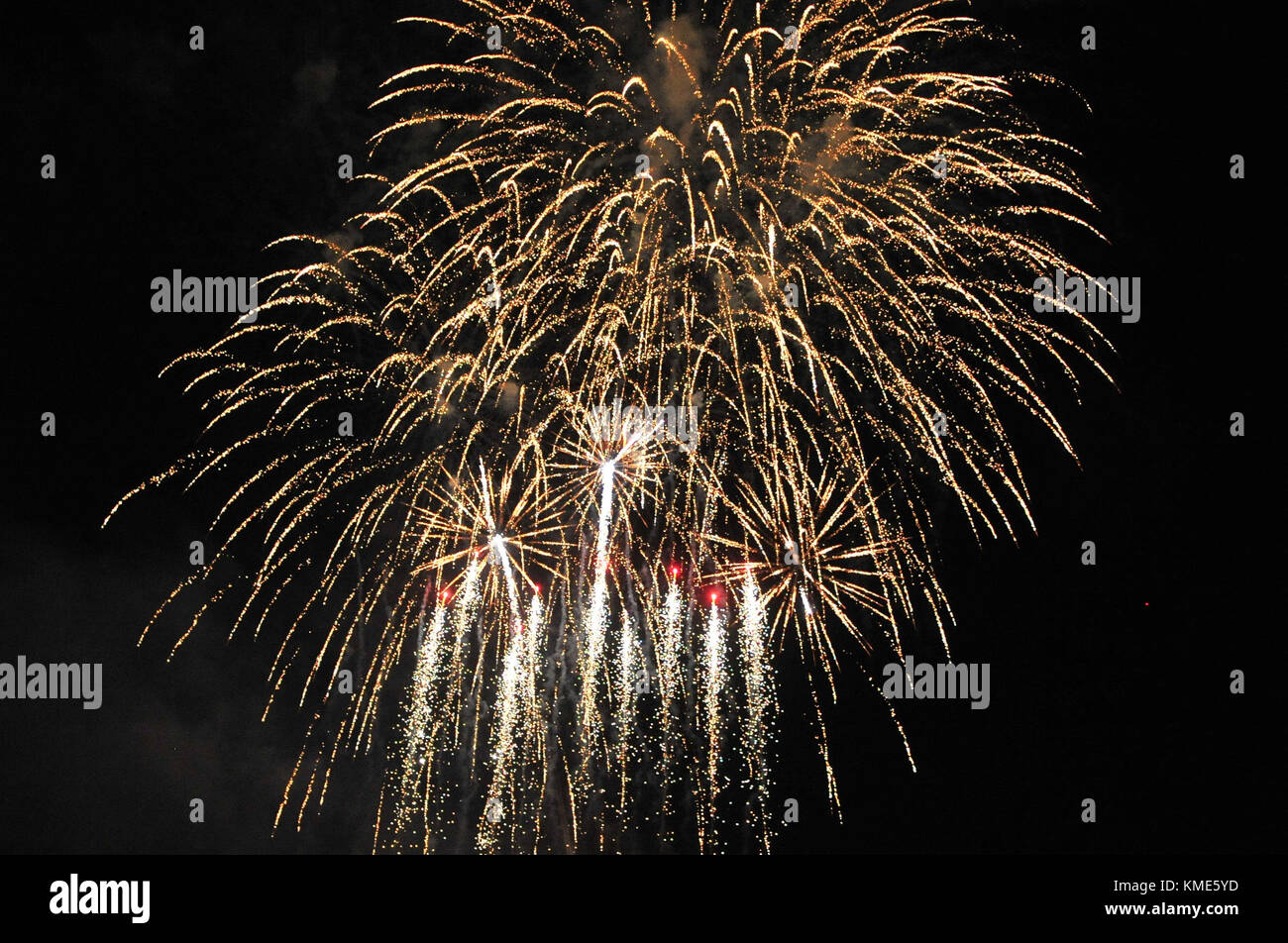 The annual Bonfire night celebrations take place on the River Mersey ...