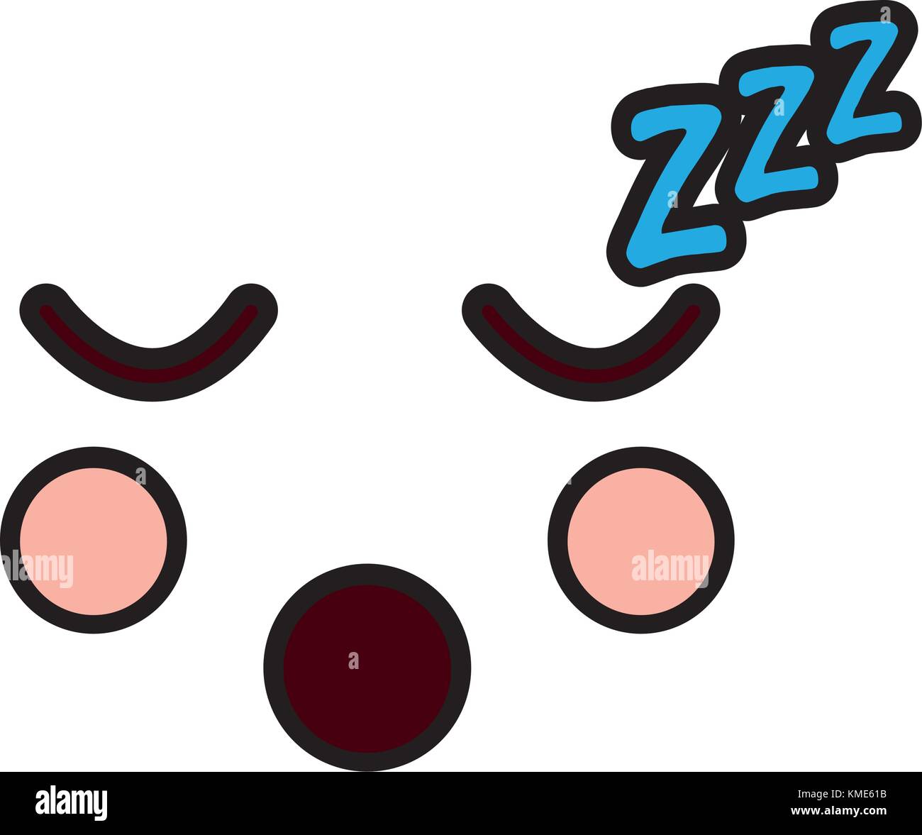 sleeping face emoji icon image Stock Vector Image & Art - Alamy