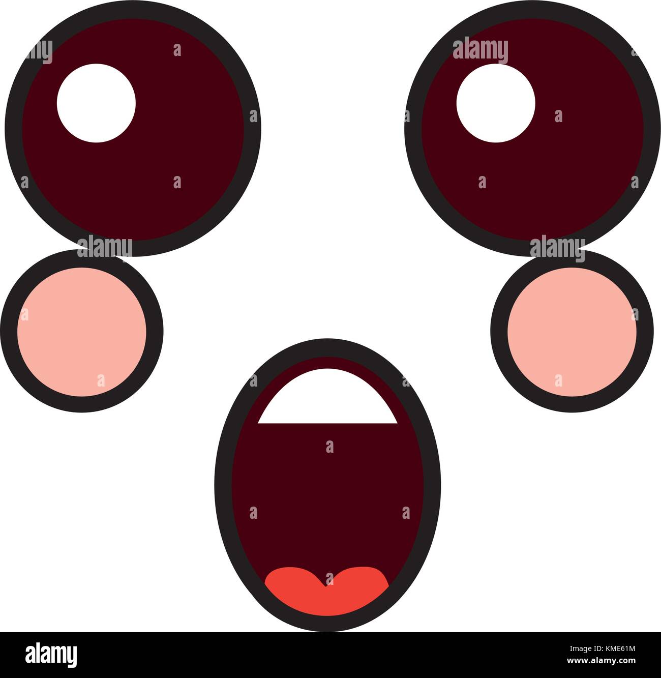 surprised face emoji icon image Stock Vector Image & Art - Alamy