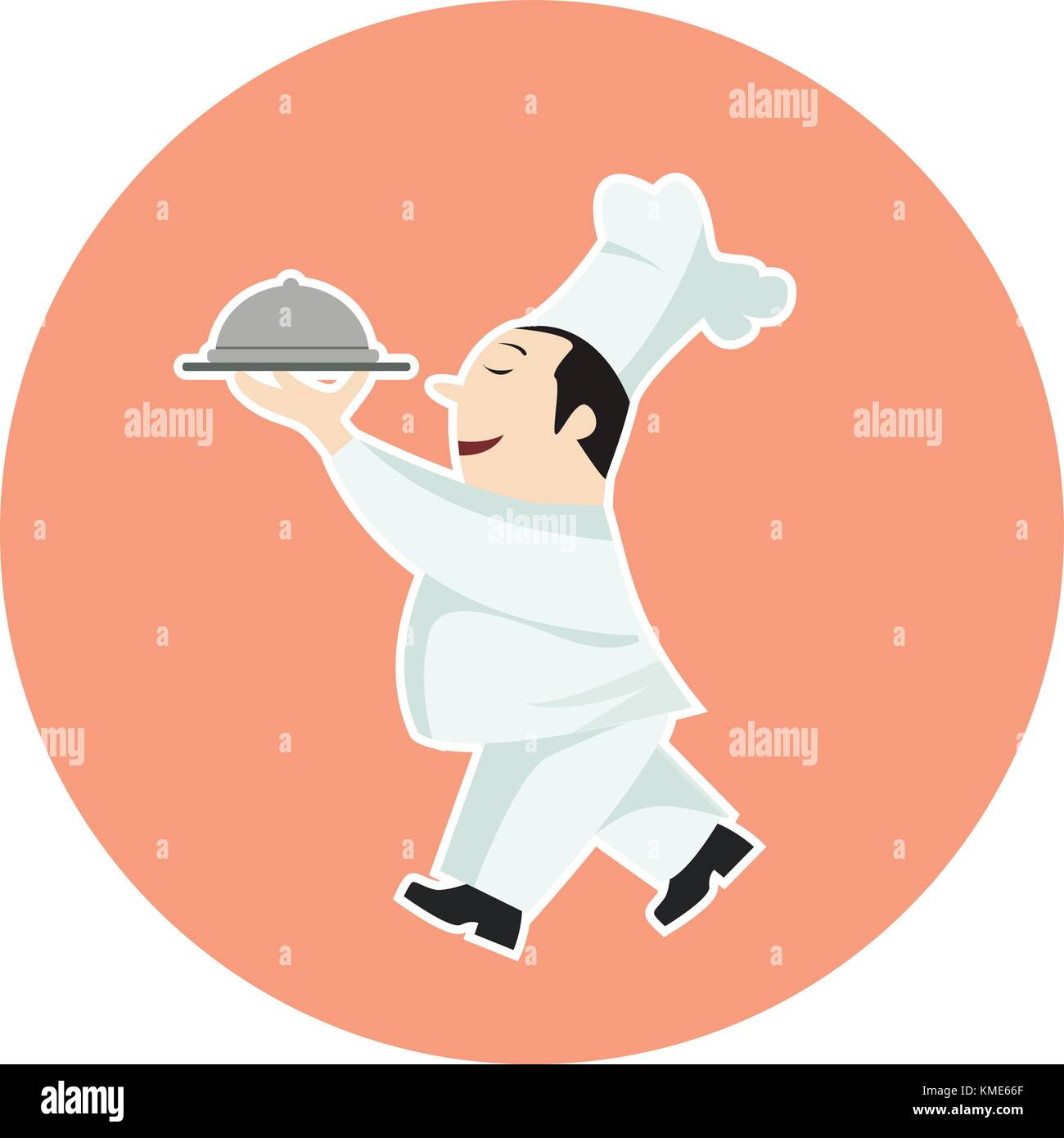 Serve Food Vector