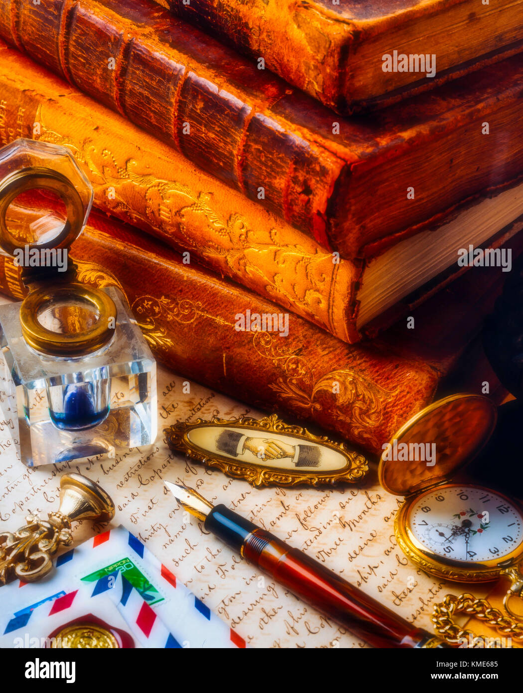 Time worn writing hi-res stock photography and images - Alamy