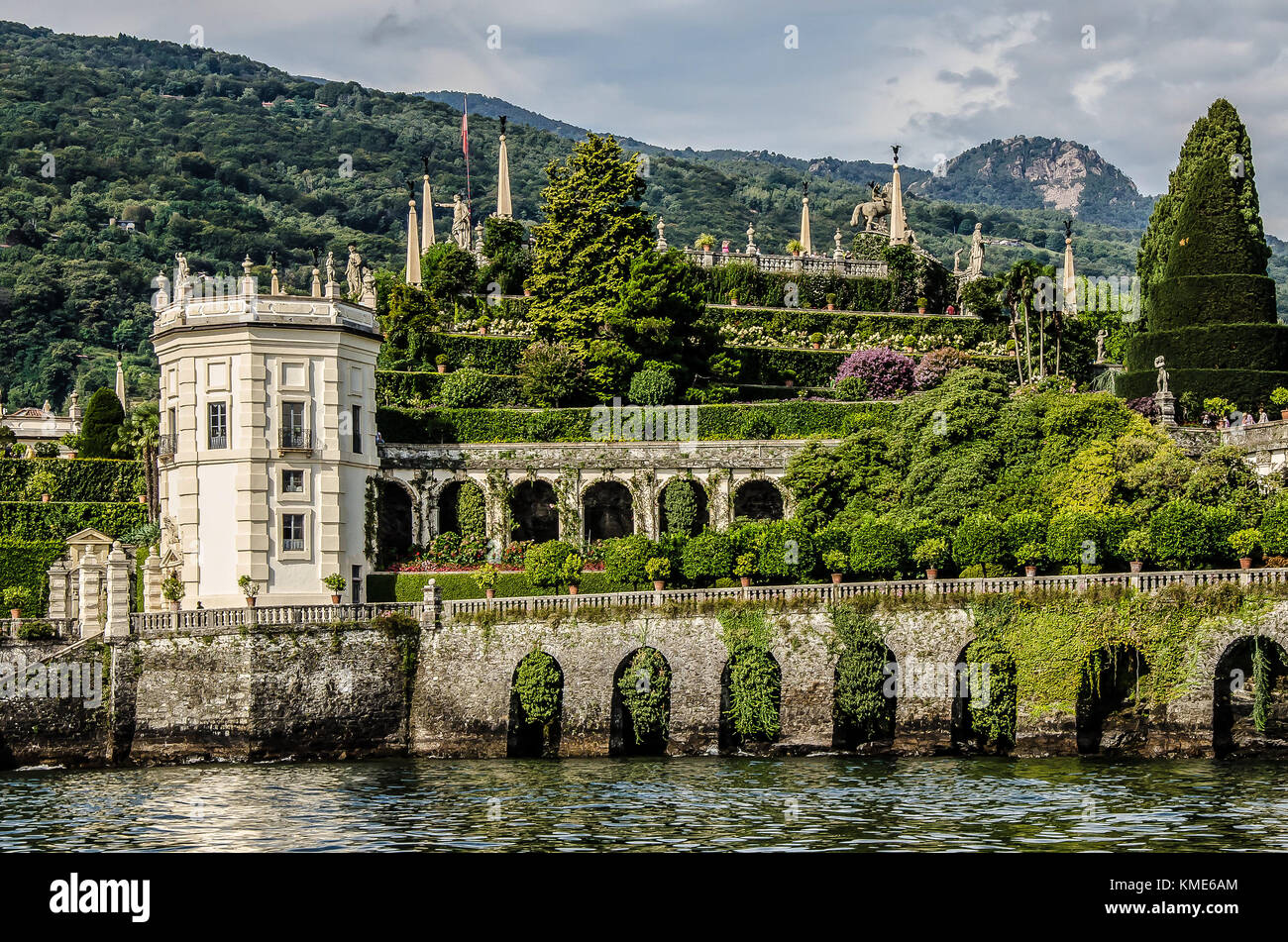 Baroque garden of isola bella hi-res stock photography and images - Alamy