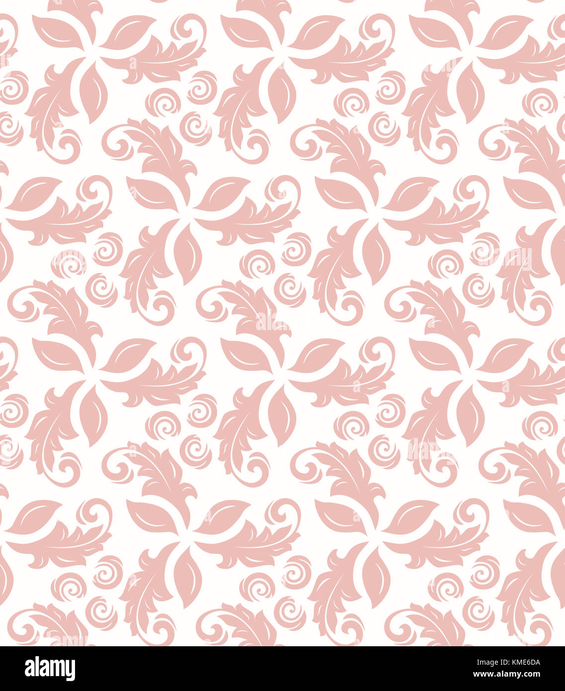 Floral Fine Seamless Pattern Stock Photo - Alamy