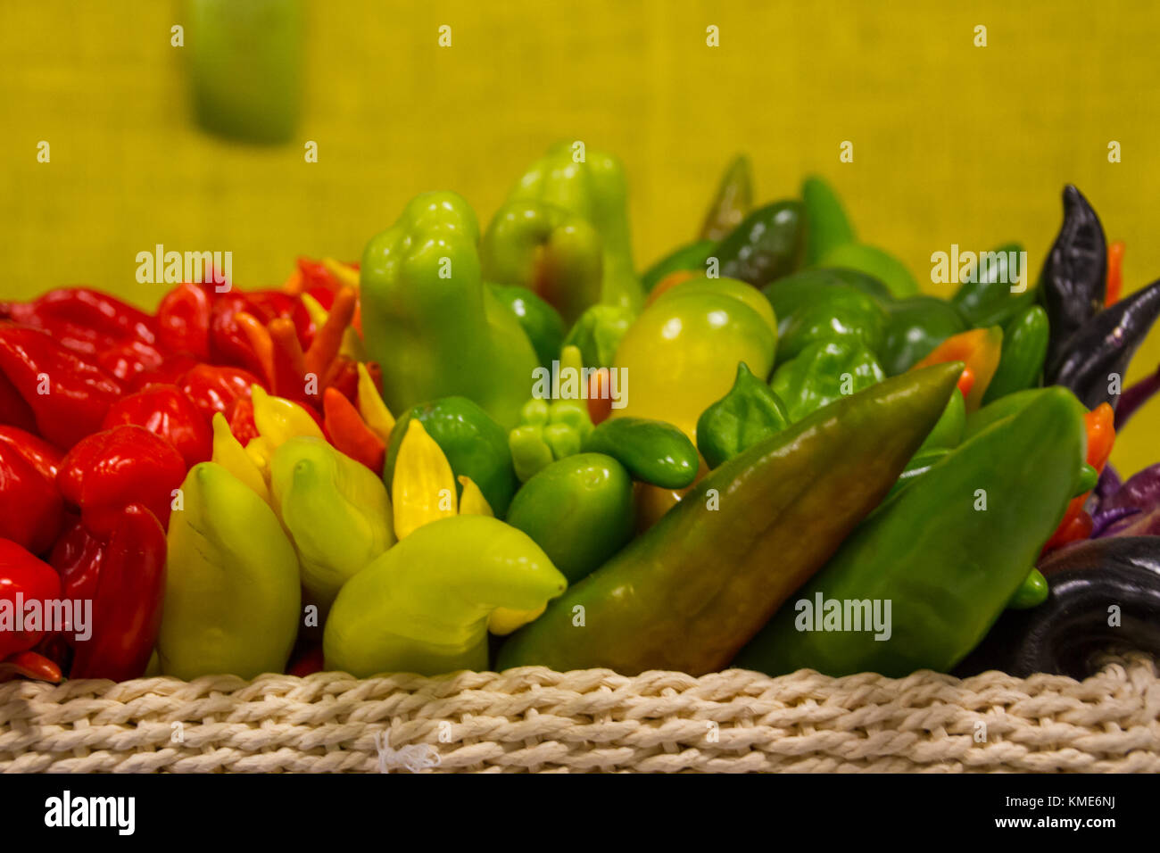 Assortment of peppers at the state fair Stock Photo - Alamy