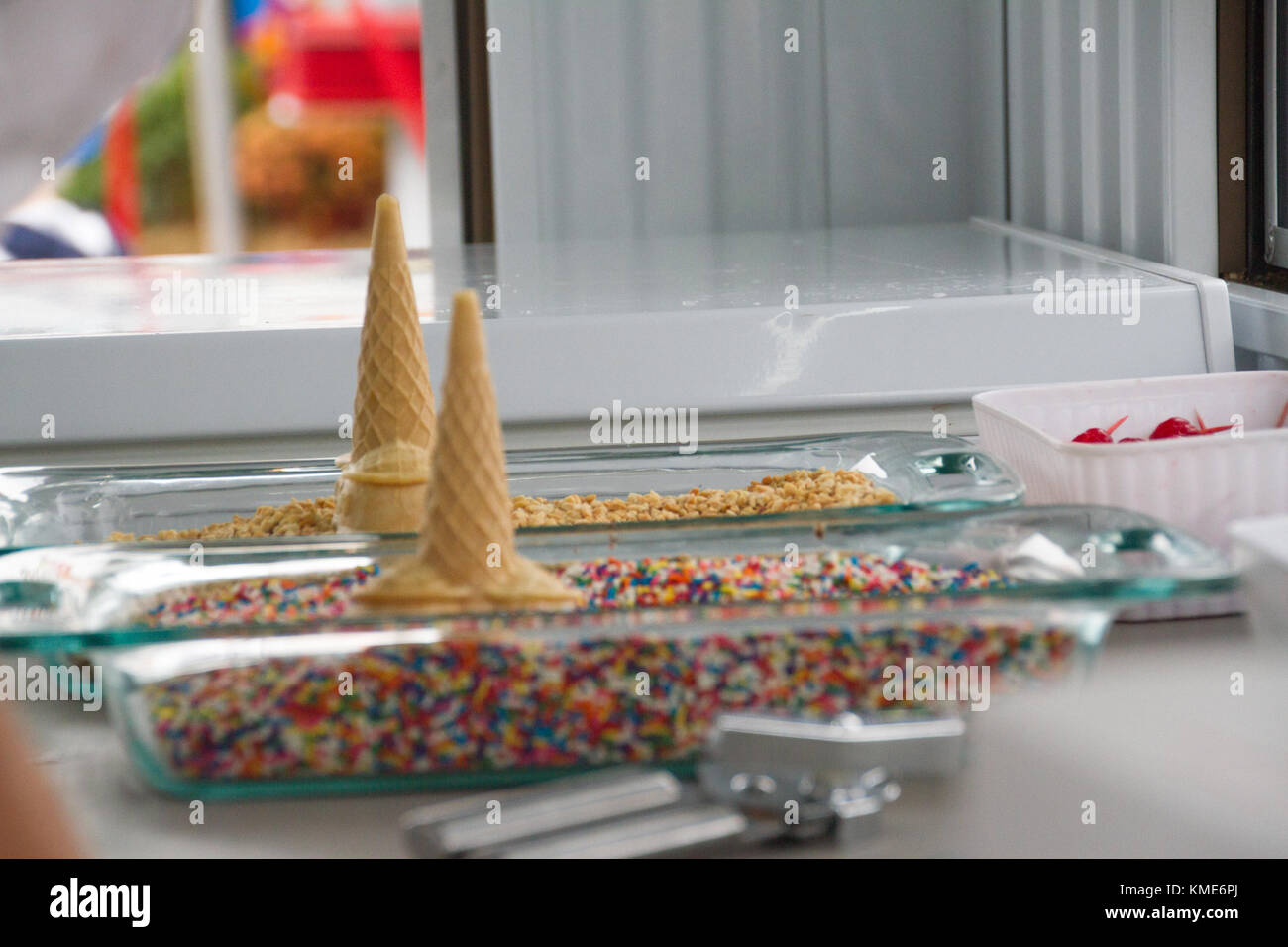 Ice cream at the state fair Stock Photo - Alamy
