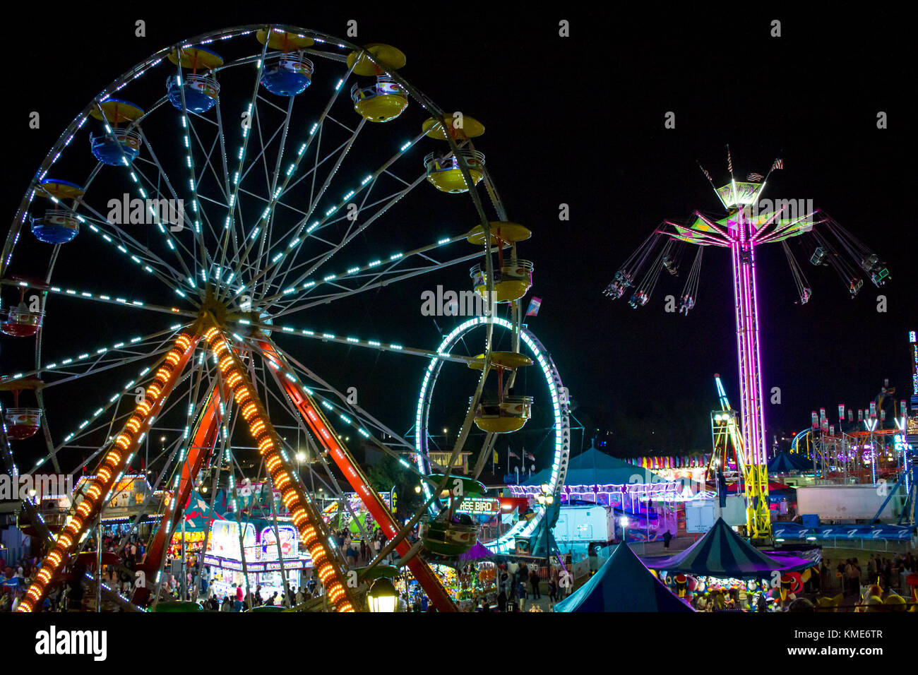 Overview of state fair Stock Photo - Alamy