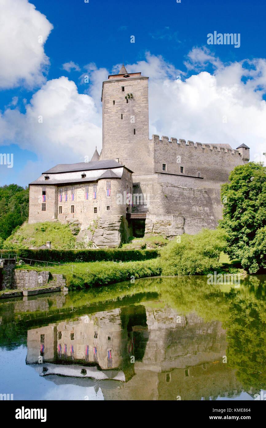 Goticky hrad Kost a chranena krajinna oblast, Cesky raj, Ceska ...
