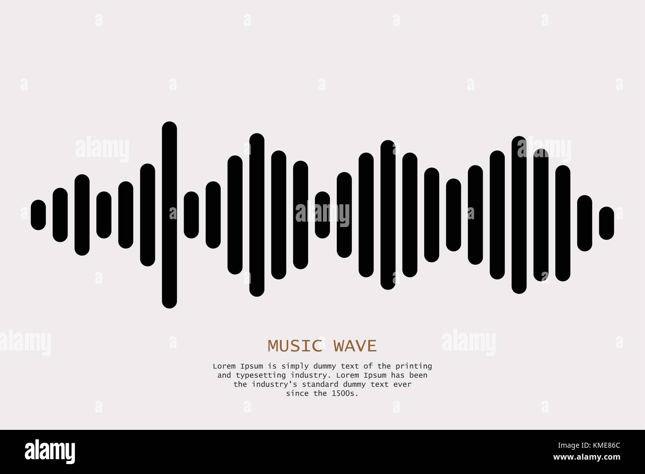 Black sound wave Stock Vector Image & Art - Alamy