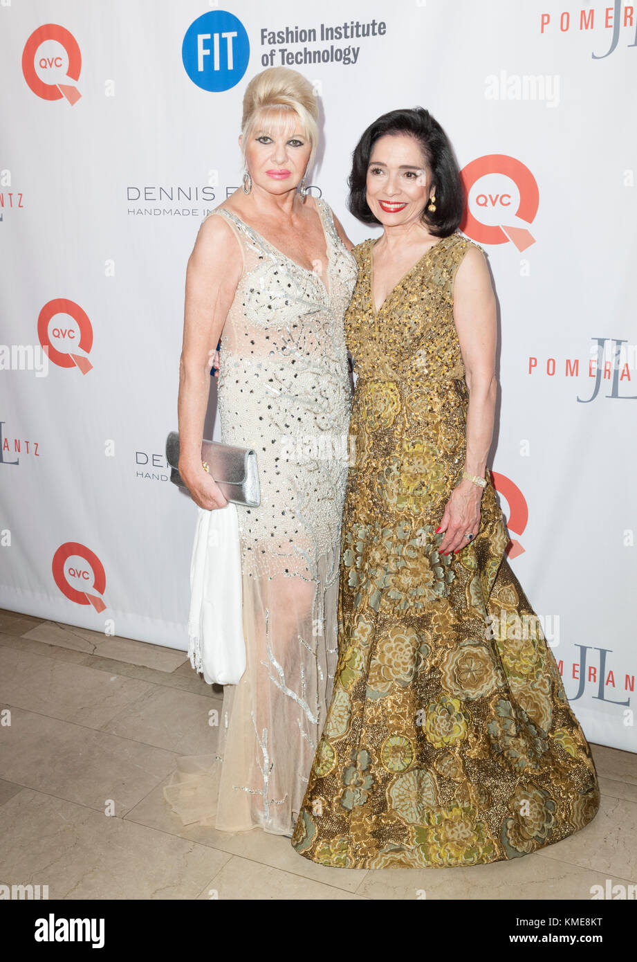 New York, NY - May 9, 2016: Ivana Trump and Joyce Brown attend FIT ...