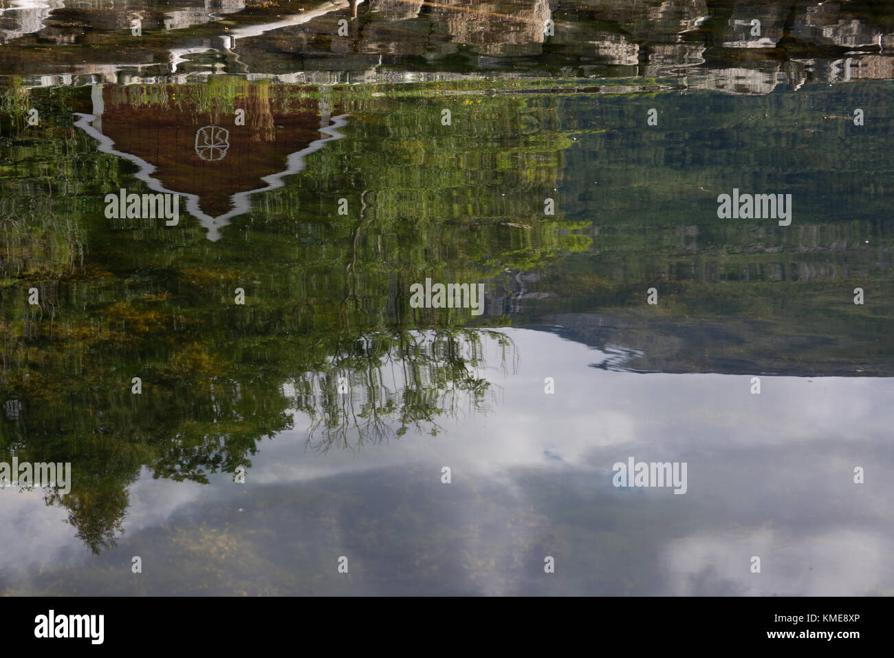 Innvik is a town at the Nordfjorden in Norway Stock Photo - Alamy