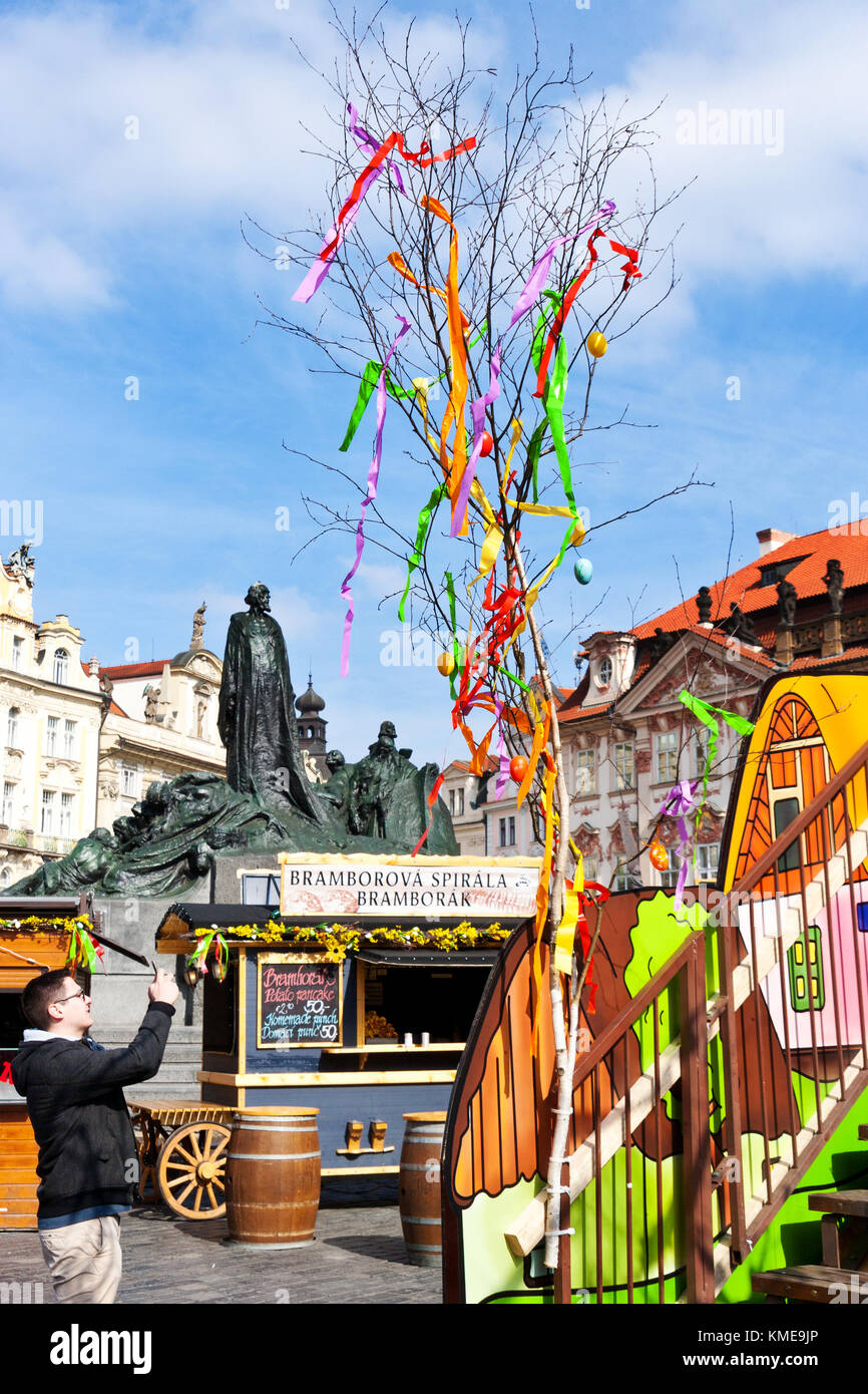 Velikonocni trh, Staromestske namesti, Stare Mesto (UNESCO), Praha ...
