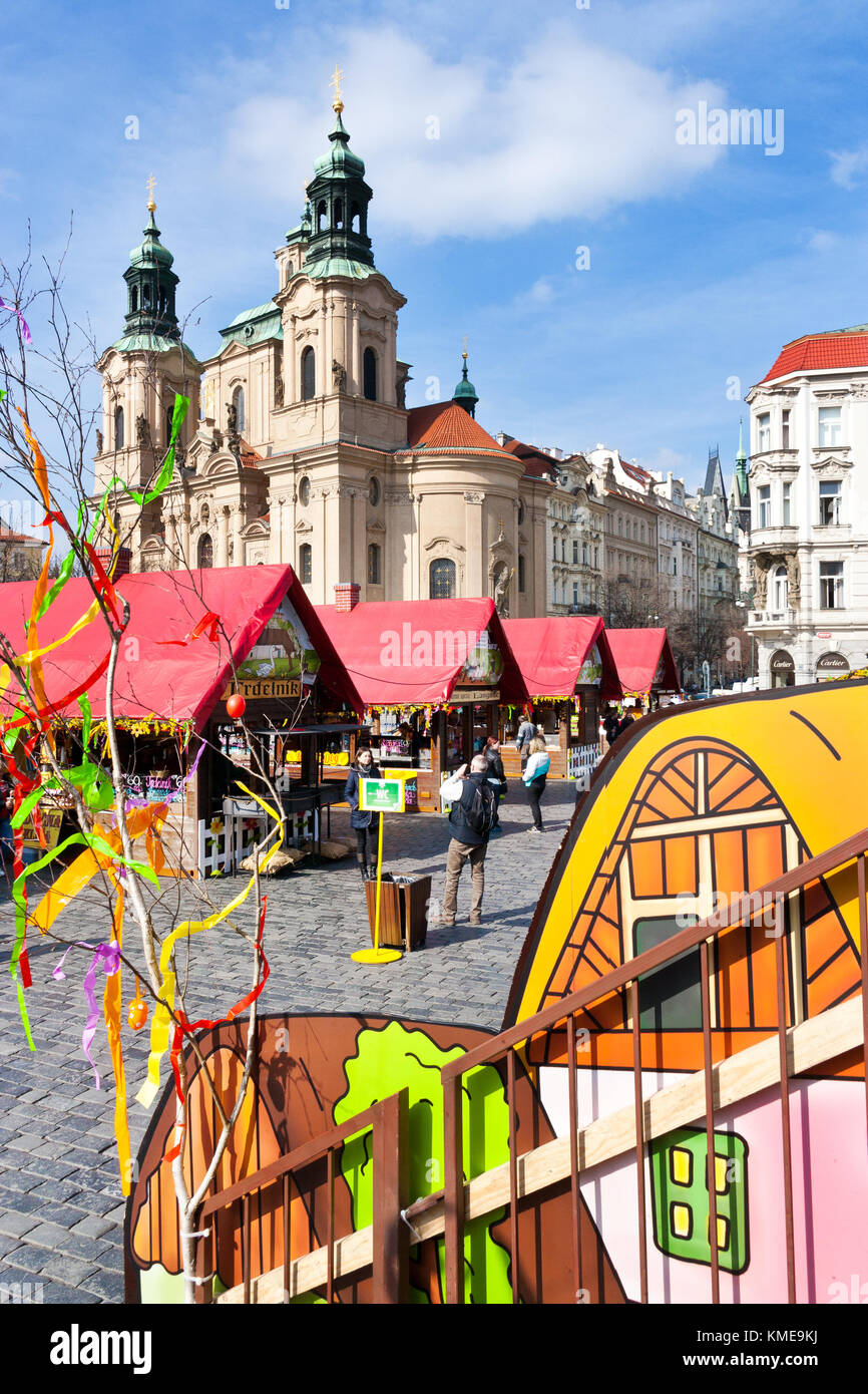 Velikonocni trh, Staromestske namesti, Stare Mesto (UNESCO), Praha ...