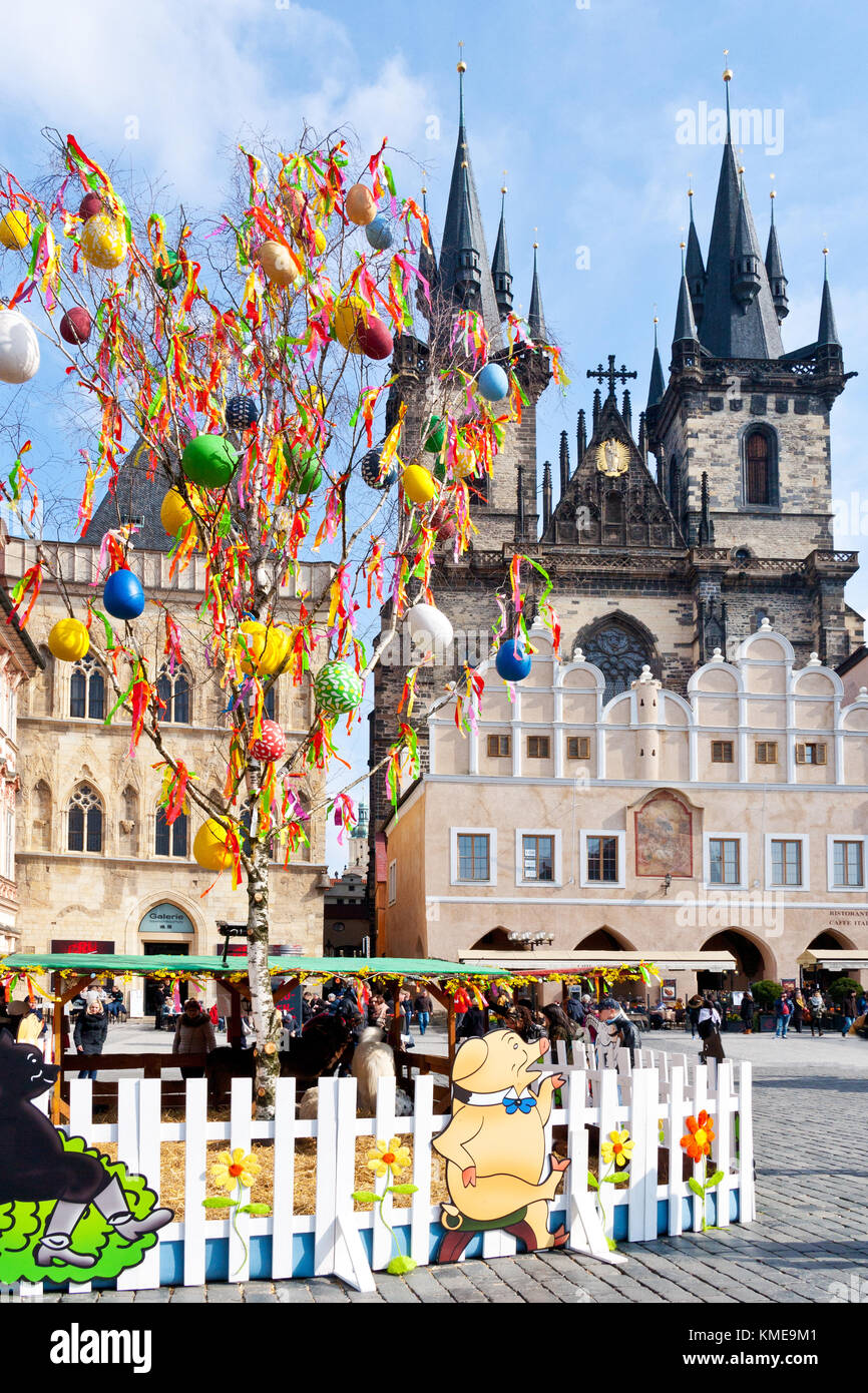 Velikonocni trh, Staromestske namesti, Stare Mesto (UNESCO), Praha ...