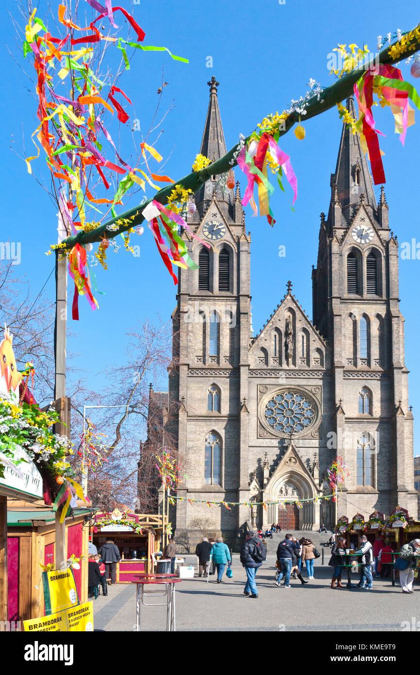 Market namesti miru square vinohrady hi-res stock photography and ...