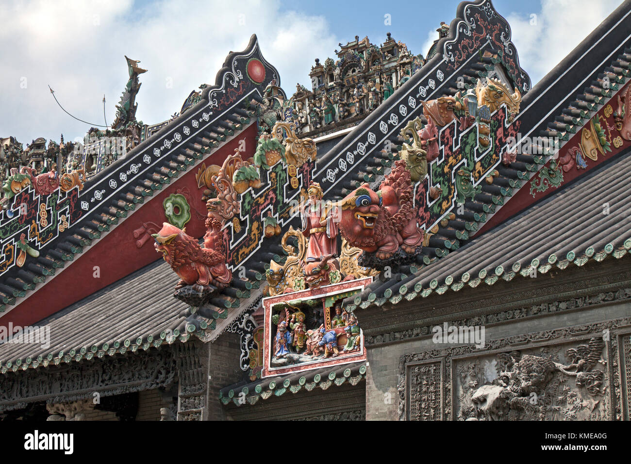 Chinese culture protection buildings High Resolution Stock Photography ...