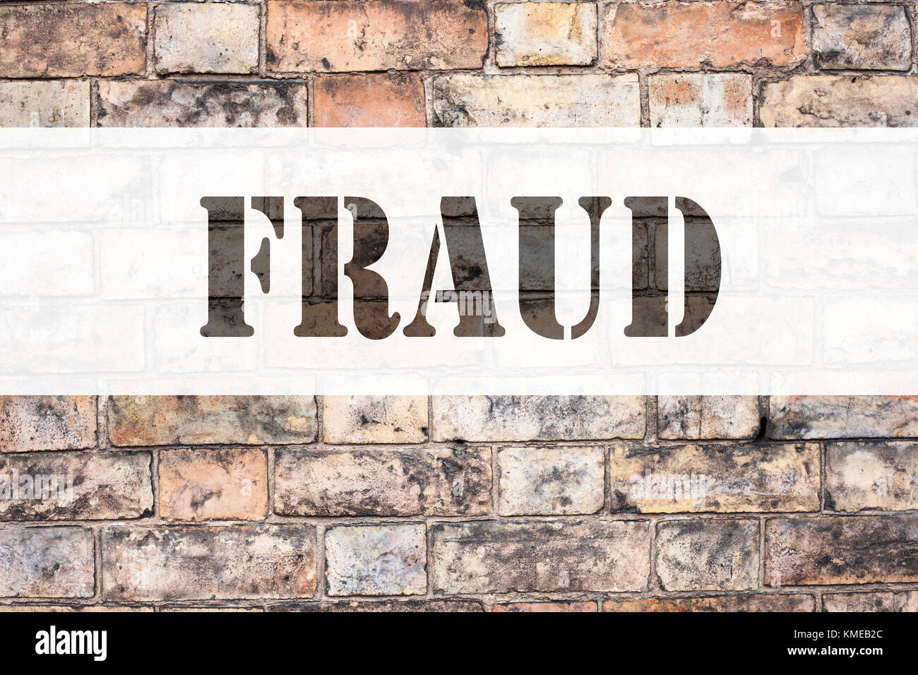 Conceptual announcement text caption inspiration showing Fraud ...