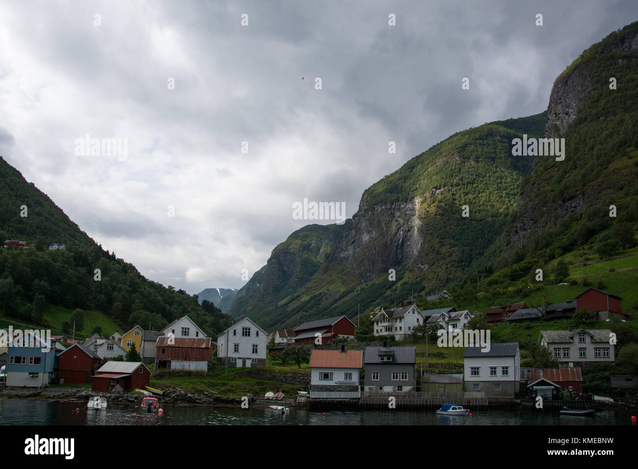 Village undredal and aurlandsfjord hi-res stock photography and images ...