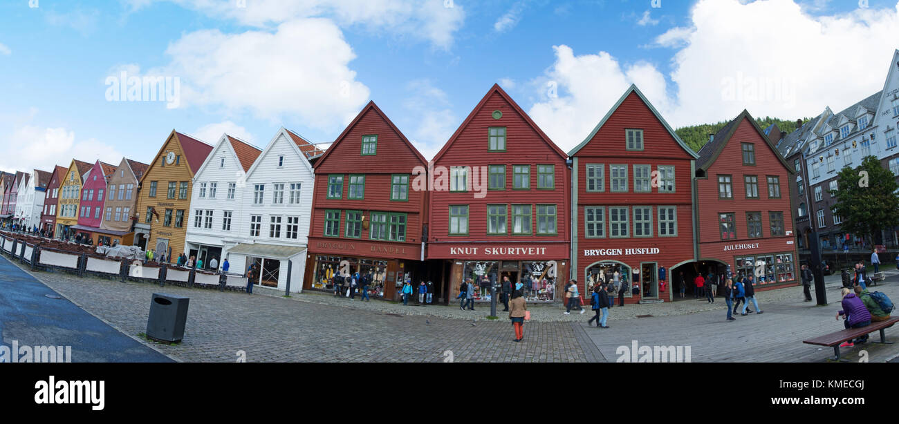 Bergen, is a city in Hordaland on the west coast of Norway Stock Photo ...
