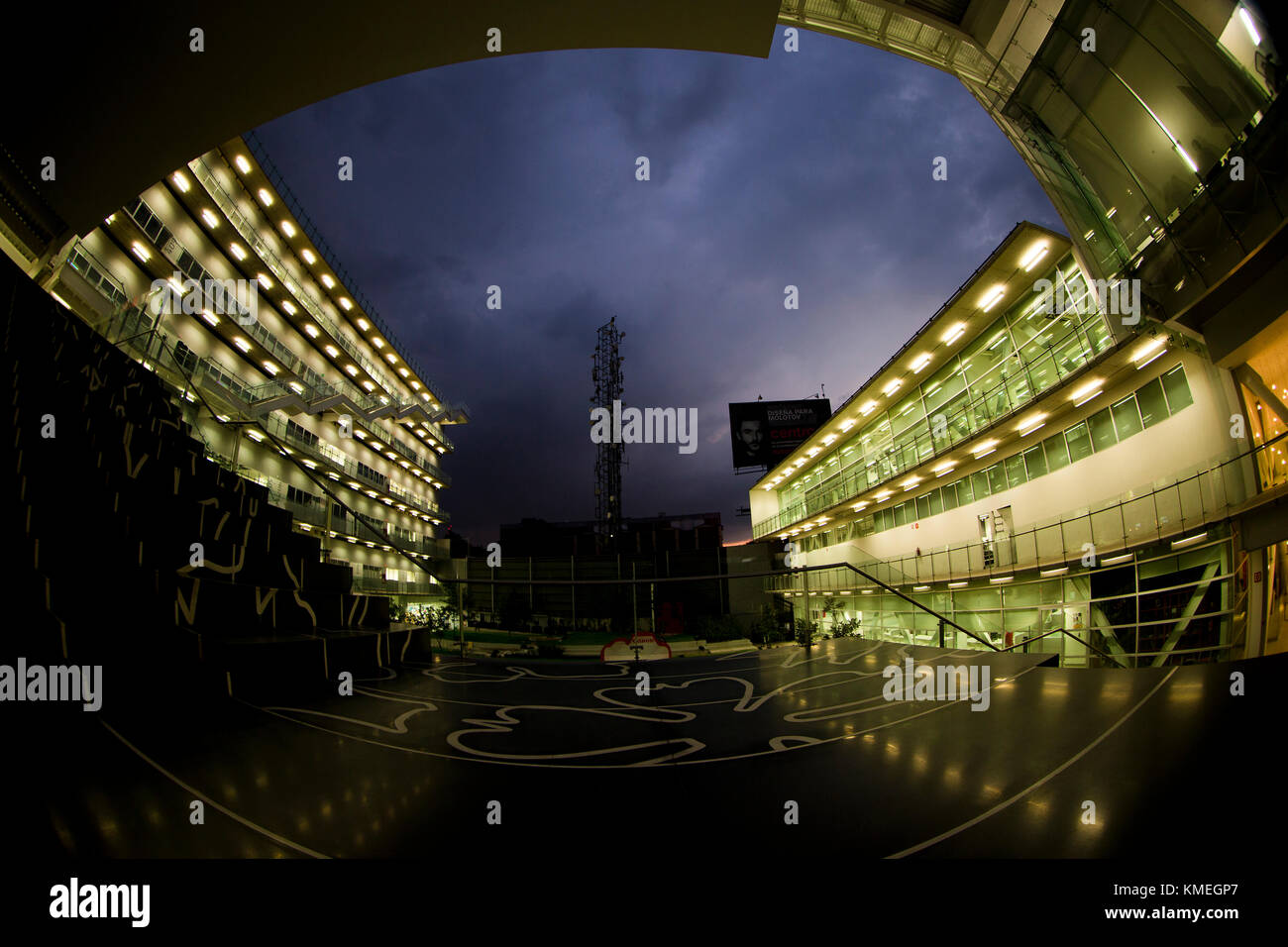 Mexico city night view hi-res stock photography and images - Alamy